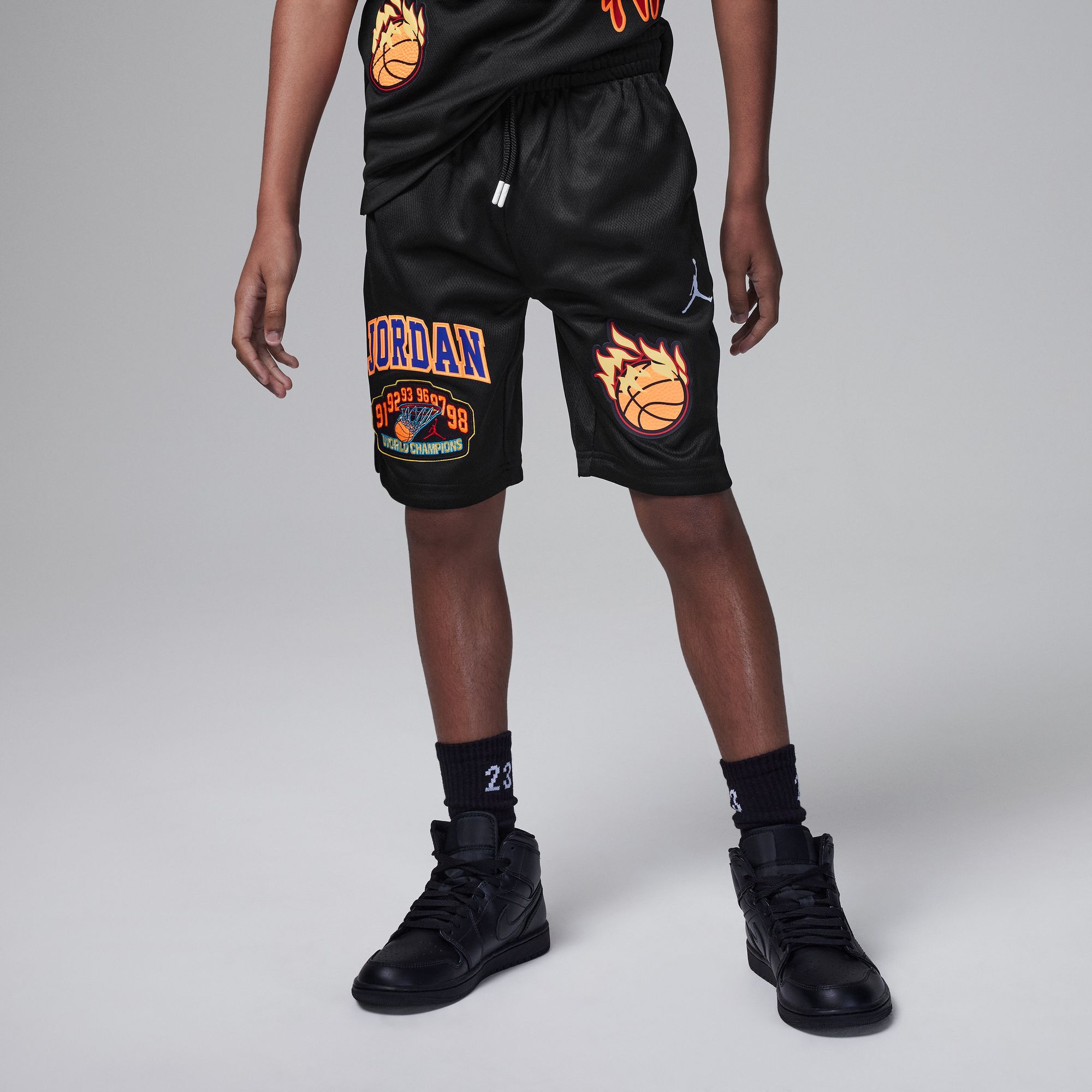 Buy Jordan Patch Pack Shorts Big Kids Shorts - Black | Nike UAE Official