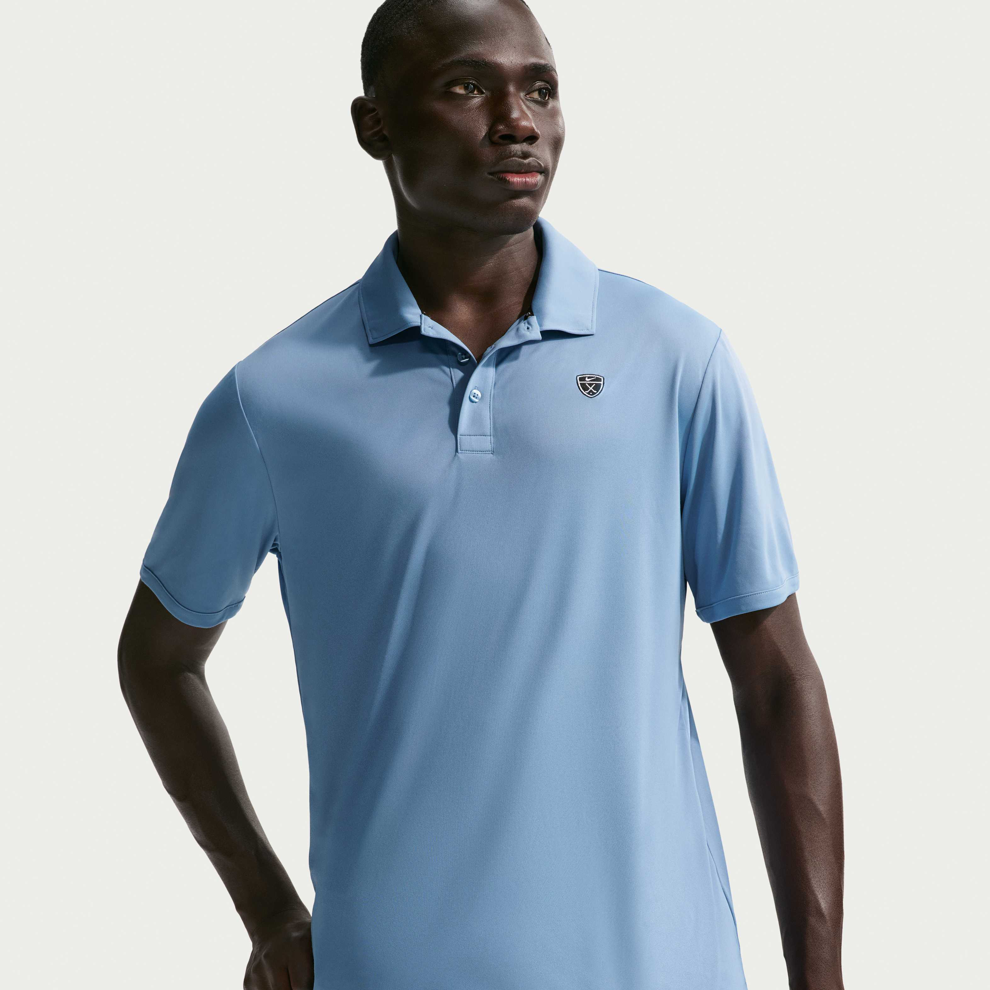 Buy Nike Par Men's Dri-FIT Golf Polo - Work Blue/White @ Nike UAE