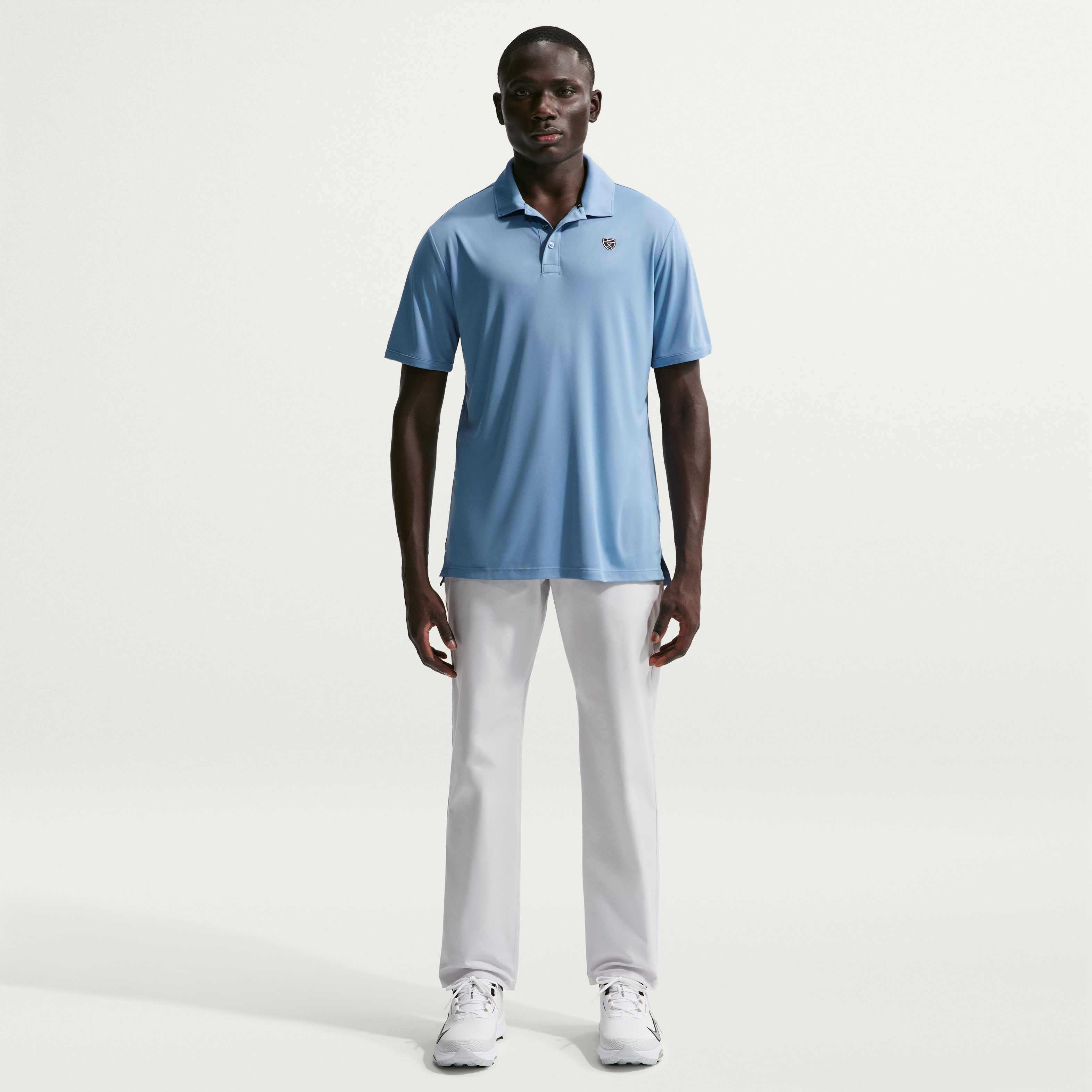 Buy Nike Par Men's Dri-FIT Golf Polo - Work Blue/White @ Nike UAE