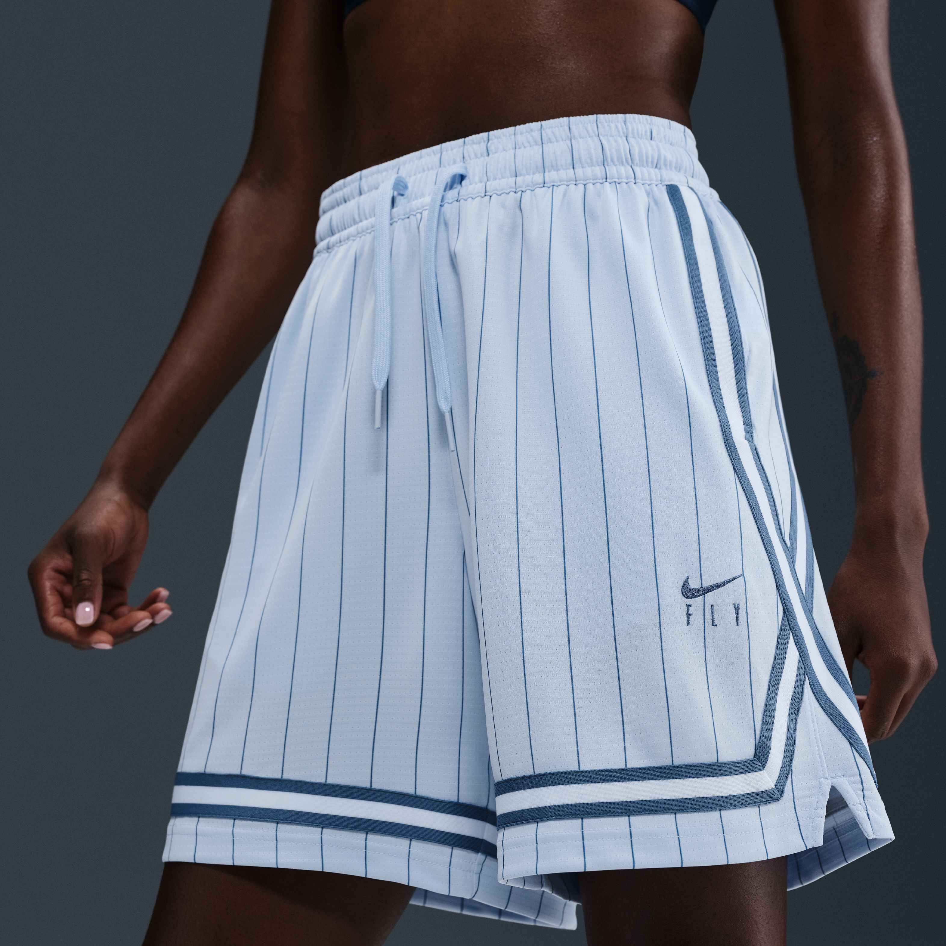 Buy Nike Fly Crossover Women's Basketball Shorts - Blue Tint/Smoky Blue ...