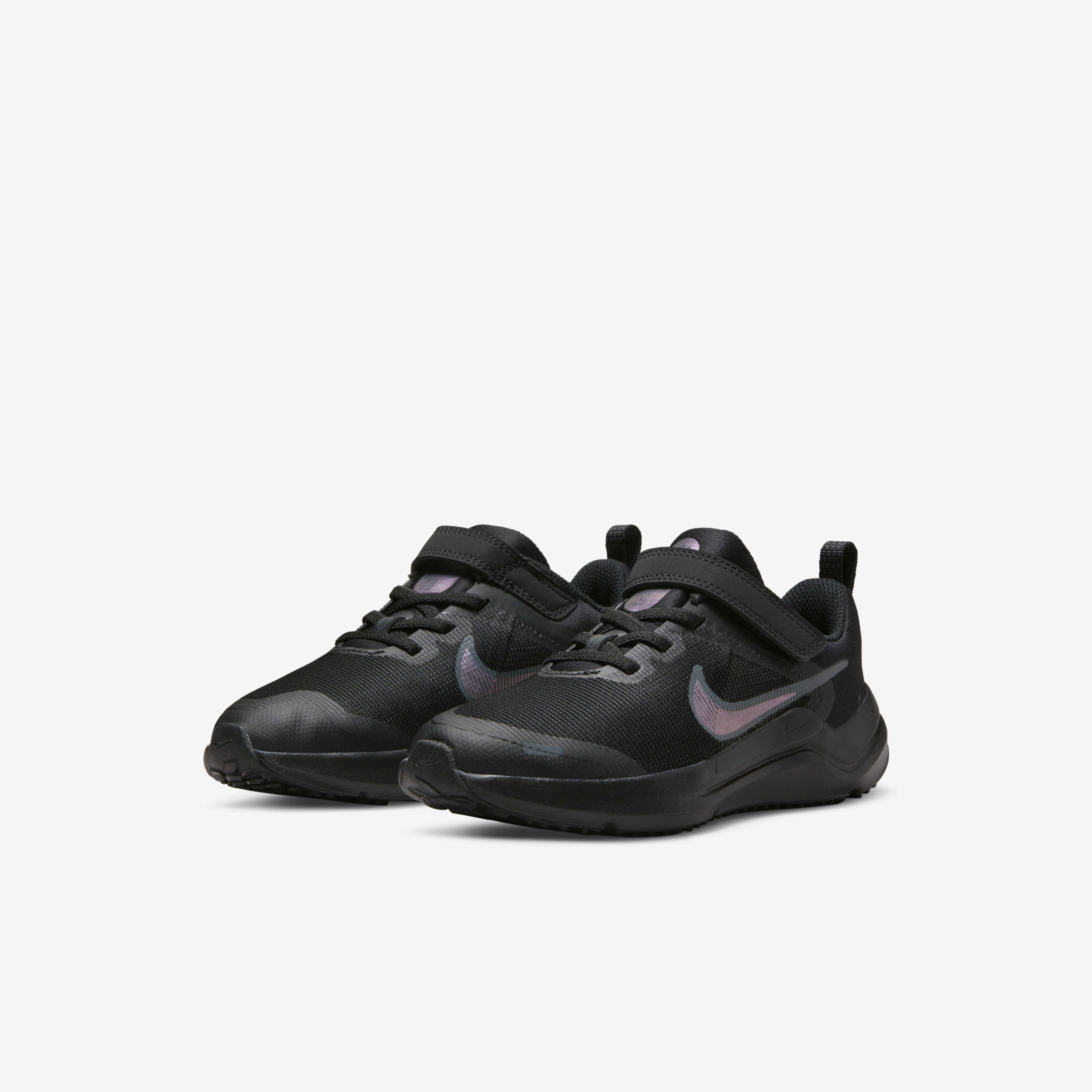 Buy Nike Downshifter 12 Younger Kids' Shoes - Black/Light Smoke Grey ...