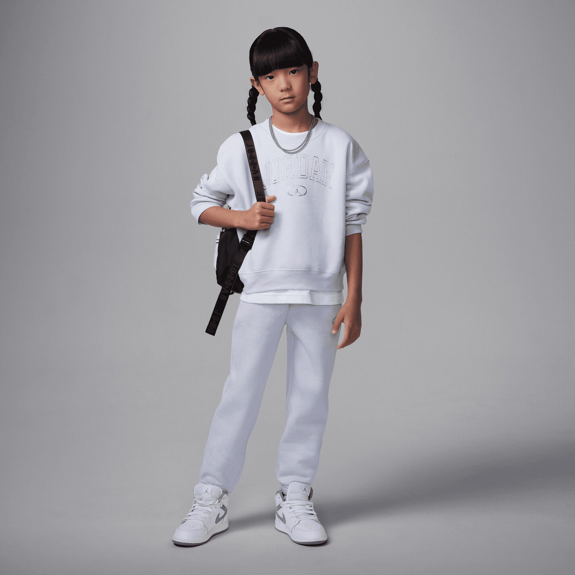 Buy Jordan 1st Baby Blue Little Kids' Pants - Football Grey @ Nike UAE