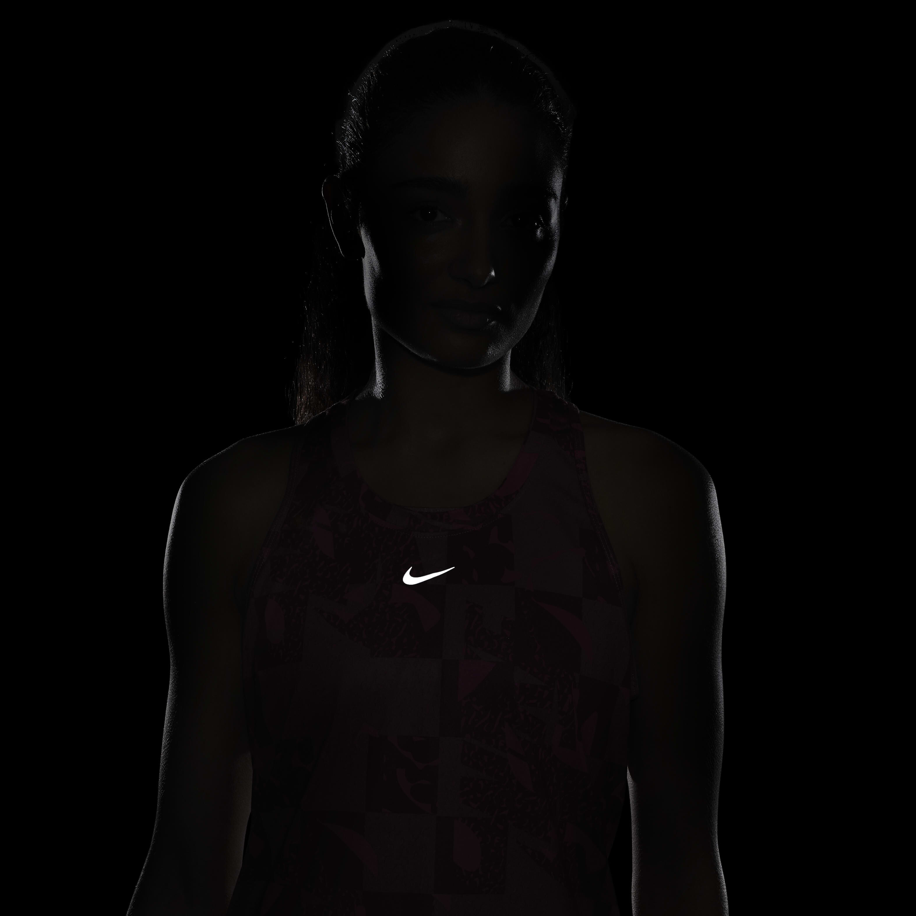 Buy Nike Dri-FIT One Women's Running Tank - Desert Berry/Black/White ...