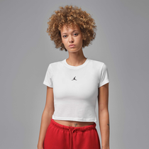 Buy Jordan Essentials Women's T-shirt - White/Black @ Nike UAE