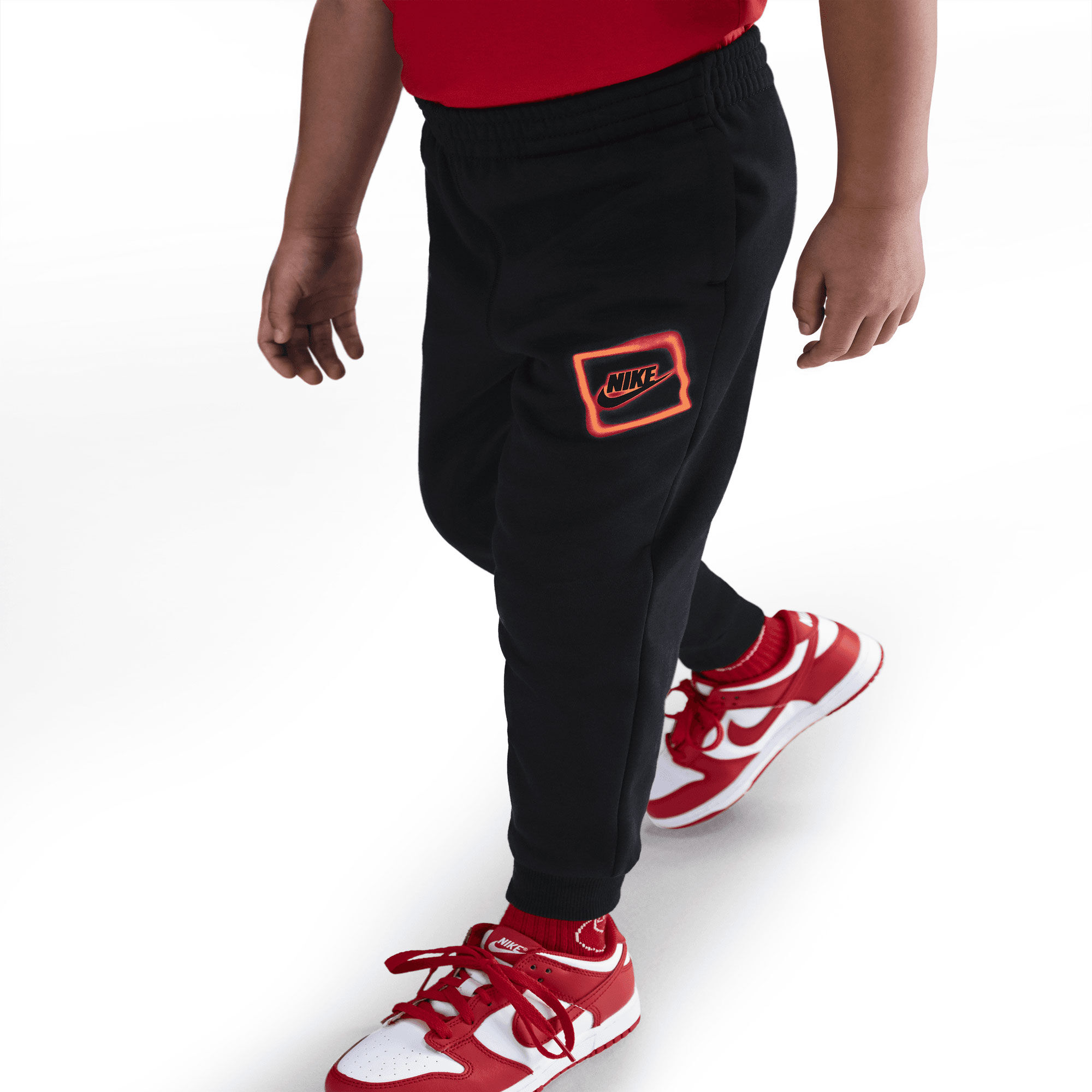 Buy Nike Glow With Me Little Kids' Fleece Pants - Black @ Nike UAE