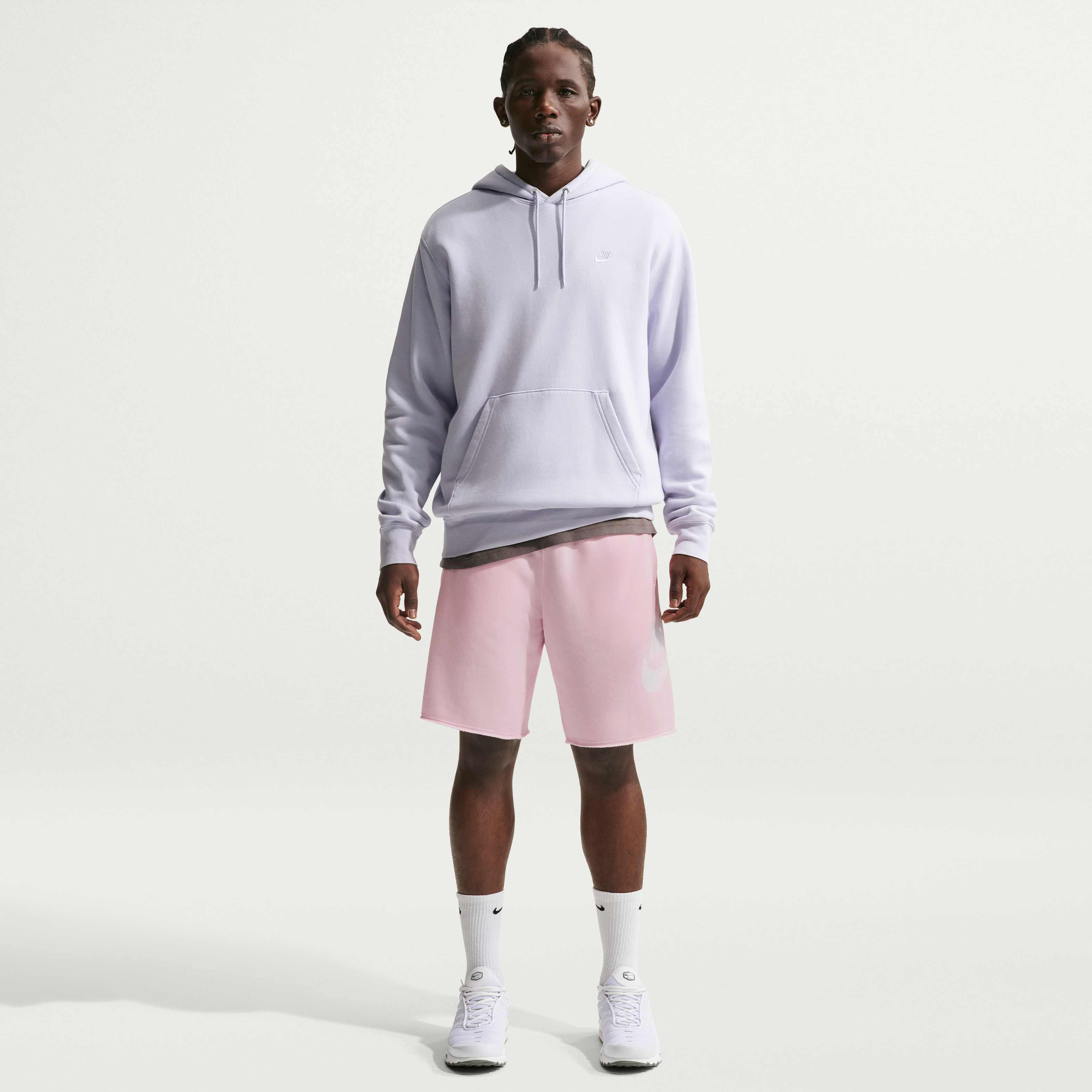 Buy Nike Club Men's French Terry Alumni Shorts - Pink Foam/Pink Foam ...