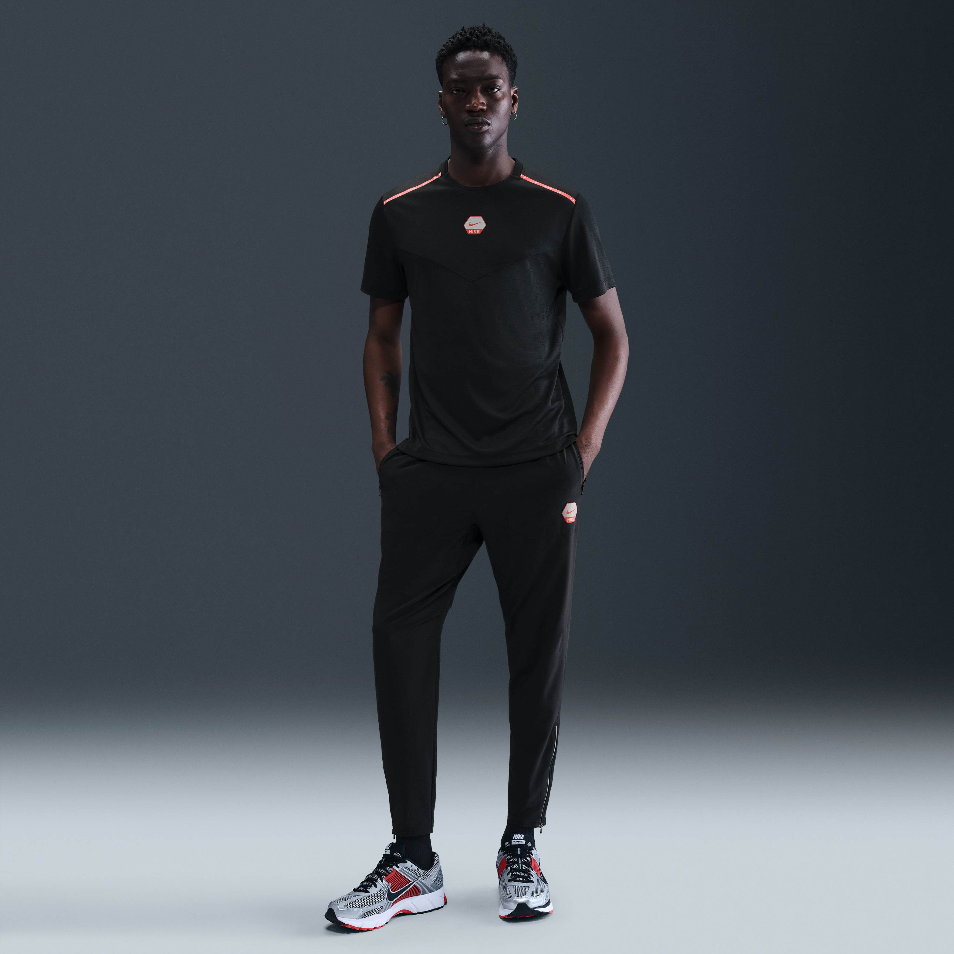 Buy Nike Sportswear City Side Men's Running Trousers - Black/Light ...