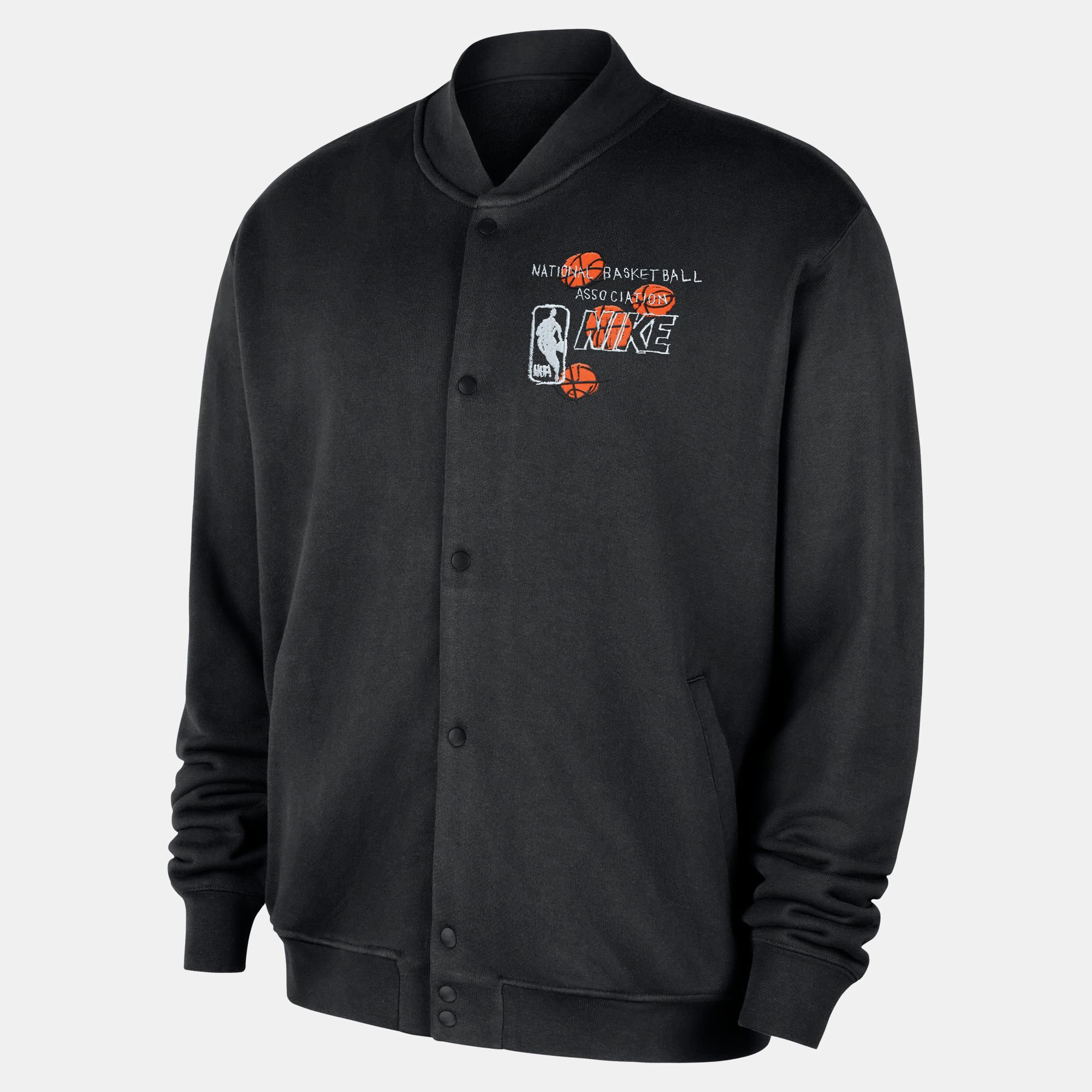 Buy Team 31 Club Men's Nike NBA French Terry Bomber Jacket - Black ...