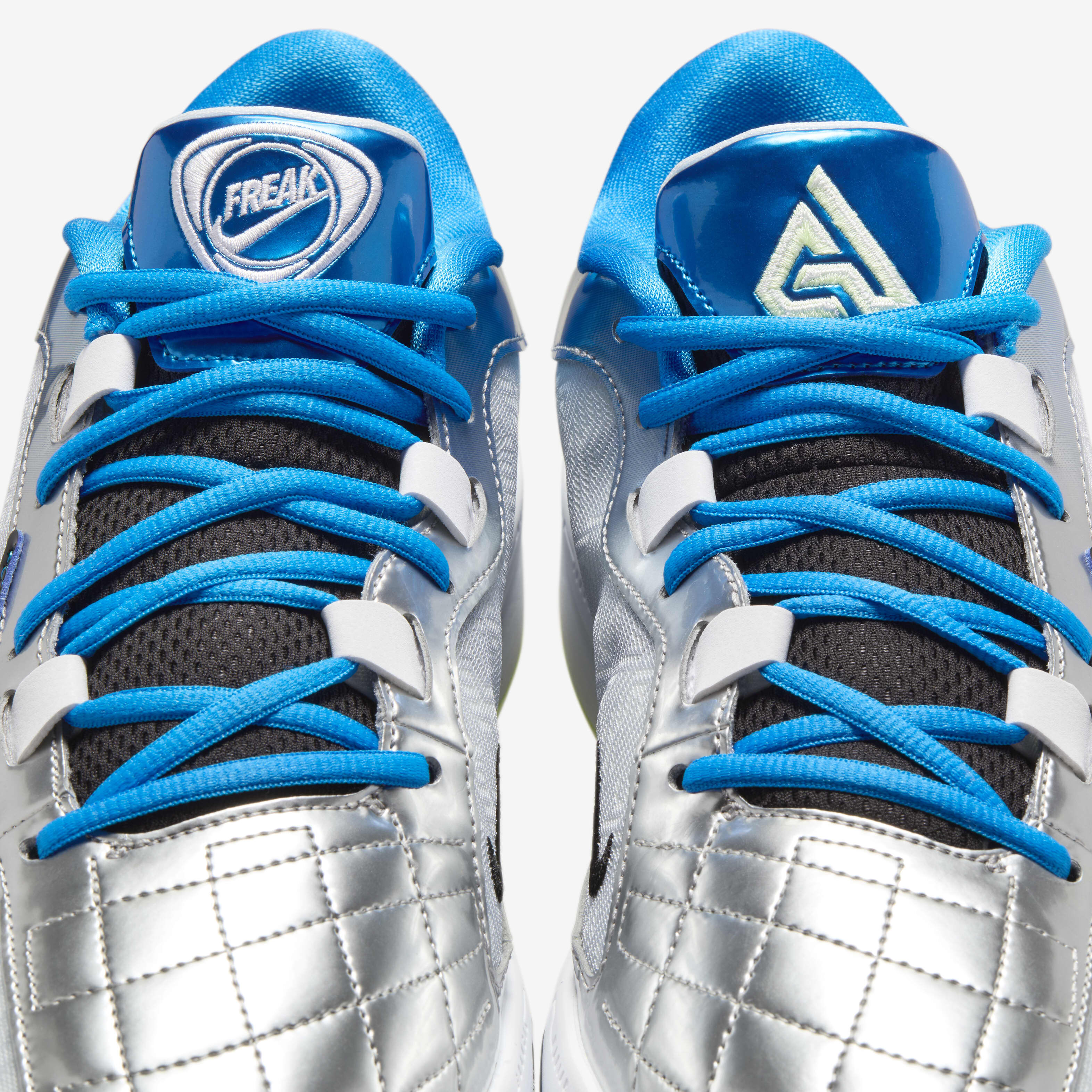 Buy Giannis Freak 5 Basketball Shoes - Photo Blue/Metallic Silver ...