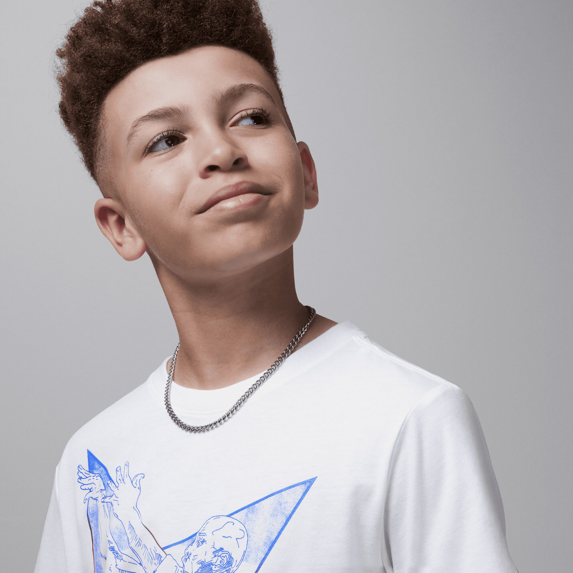 Buy Jordan Big Kids' "Collect 'Em All" 23 T-Shirt - White @ Nike UAE