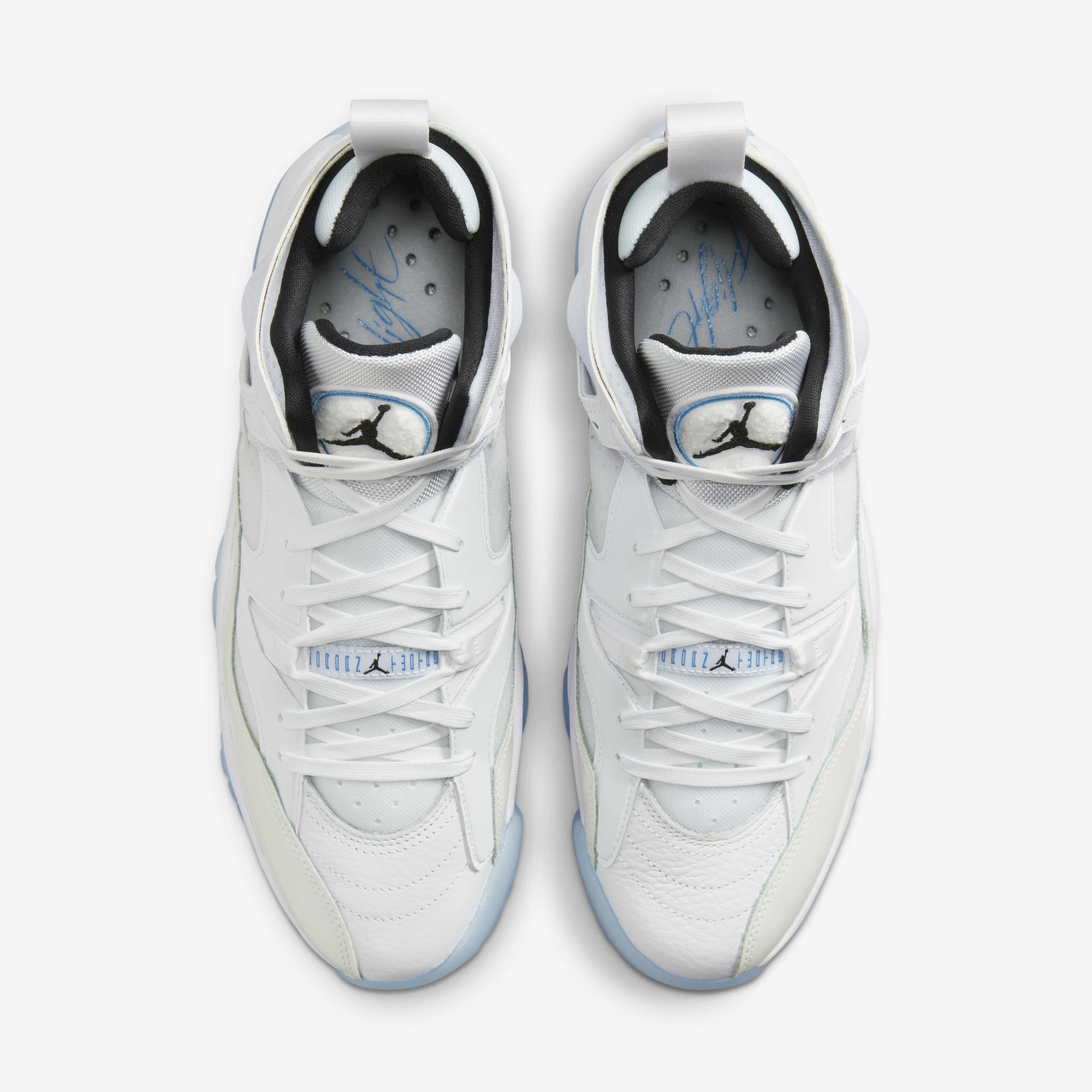 Buy Jumpman Two Trey Men's Shoes - White/University Blue/Black @ Nike UAE
