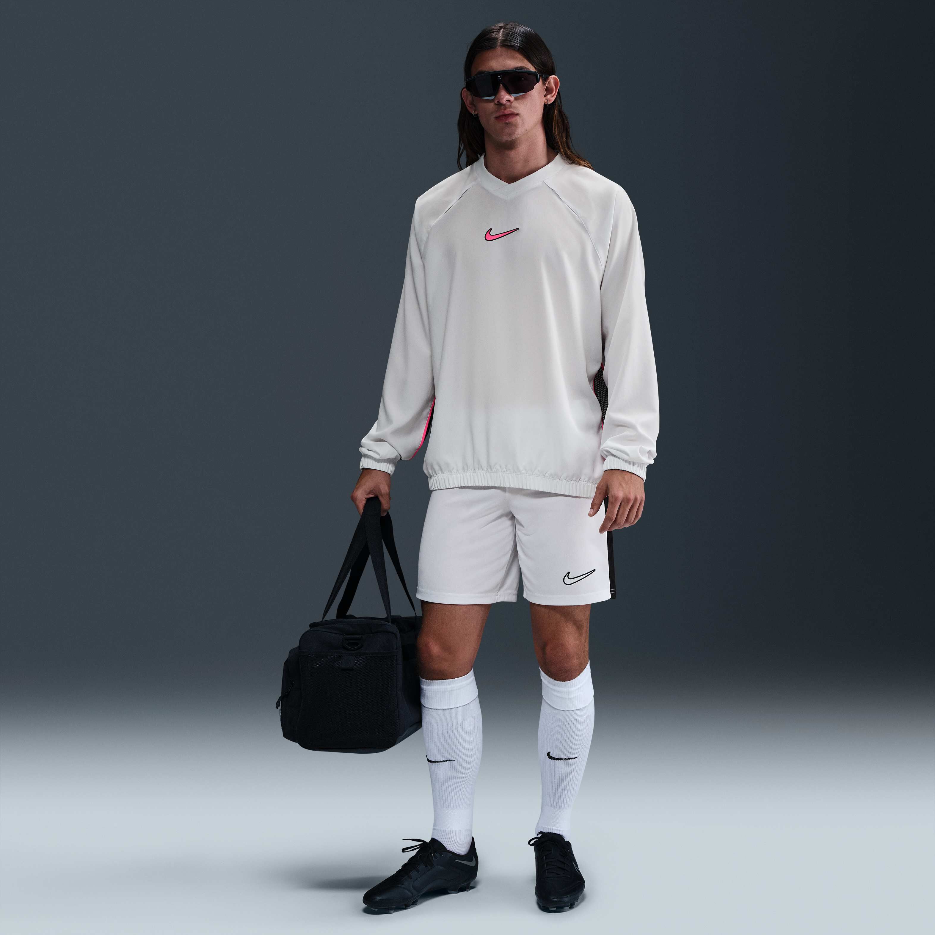 Buy Nike Academy+ Men's Dri-FIT Soccer Shell Top - Summit White/Black ...