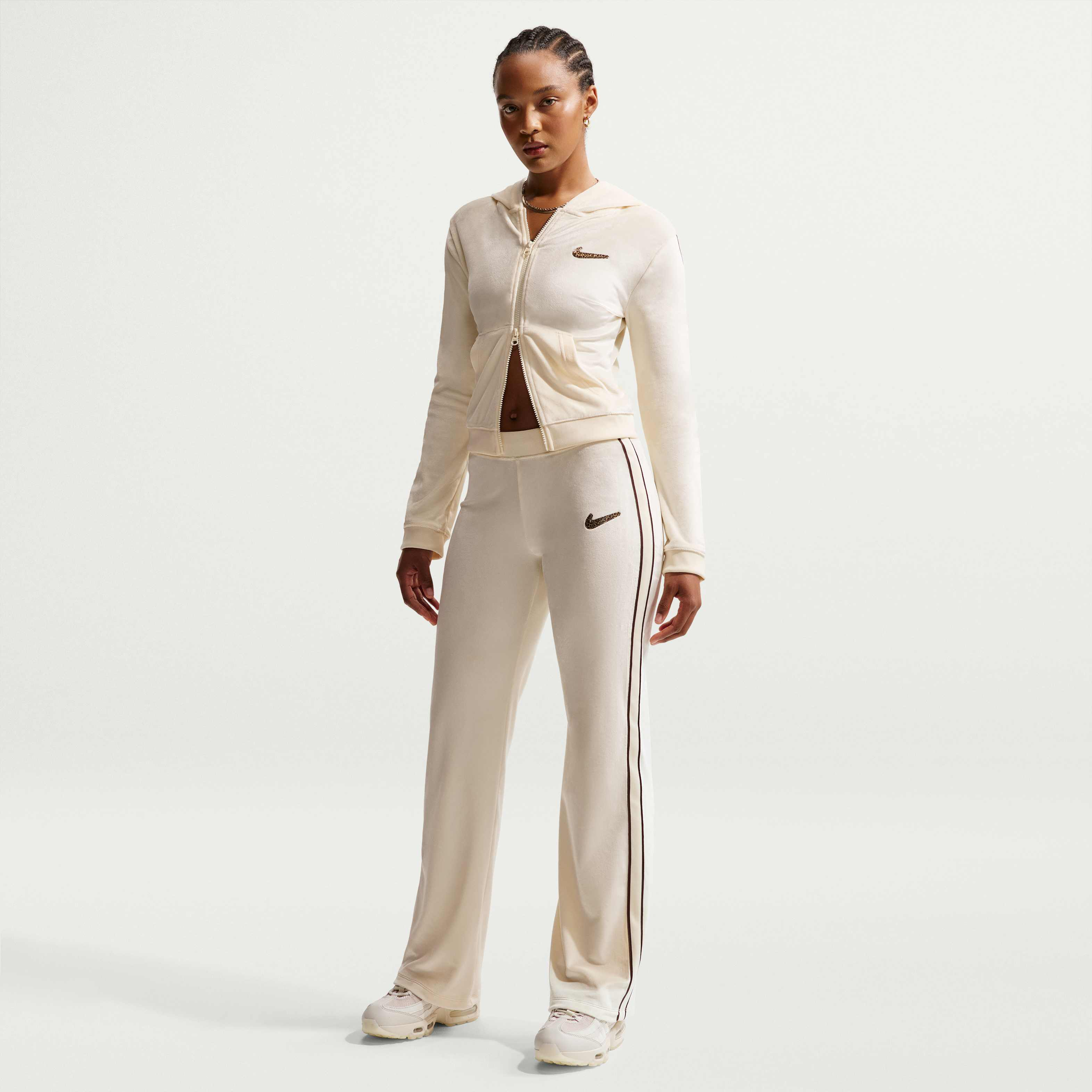 Buy Nike Sportswear Women's Velour Trousers - Coconut Milk @ Nike UAE