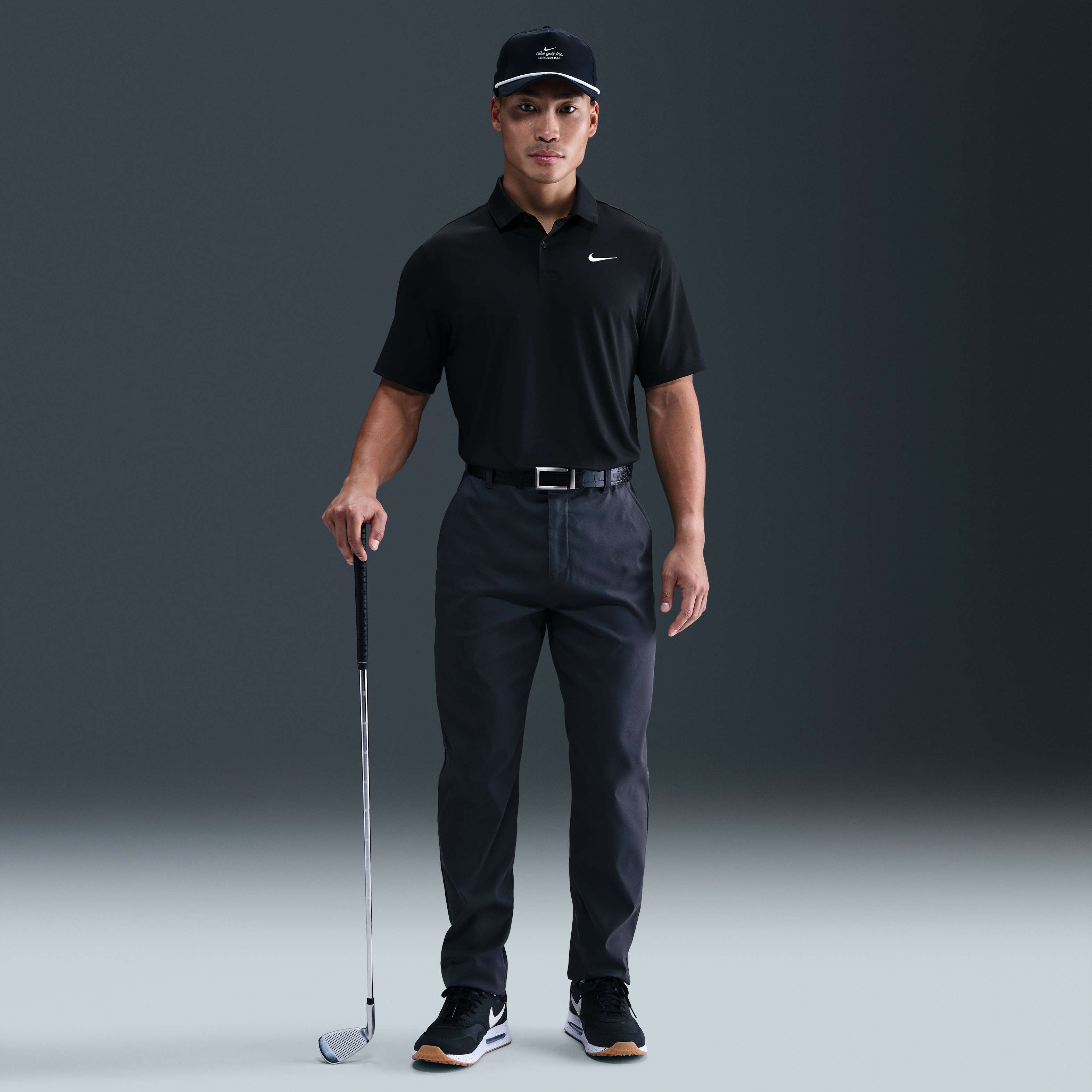 Buy Nike Velocity Men's Dri-FIT Golf Polo - Black/White @ Nike UAE