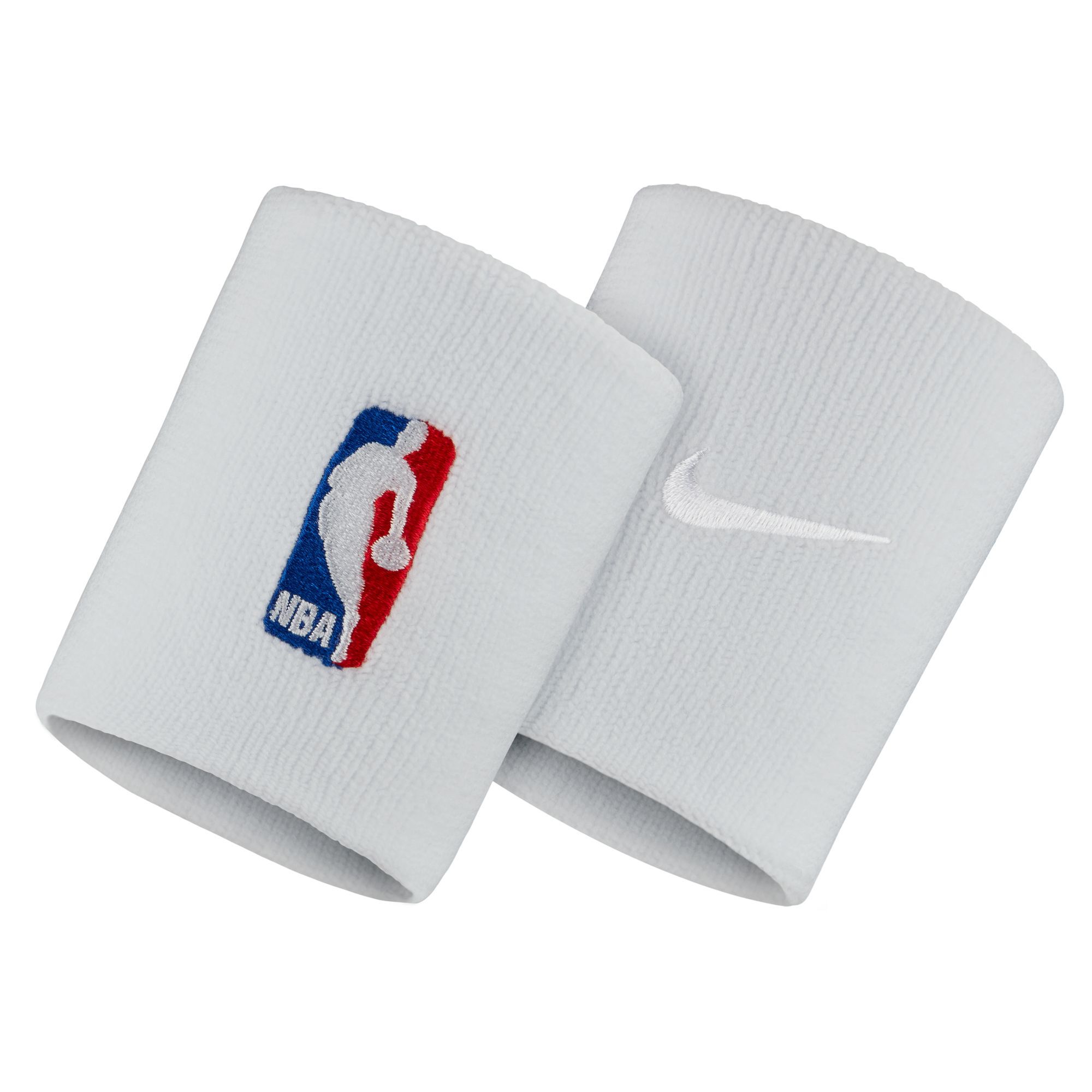 Buy NBA Nike Dri-FIT Basketball Wristbands (1 Pair) - White/White ...