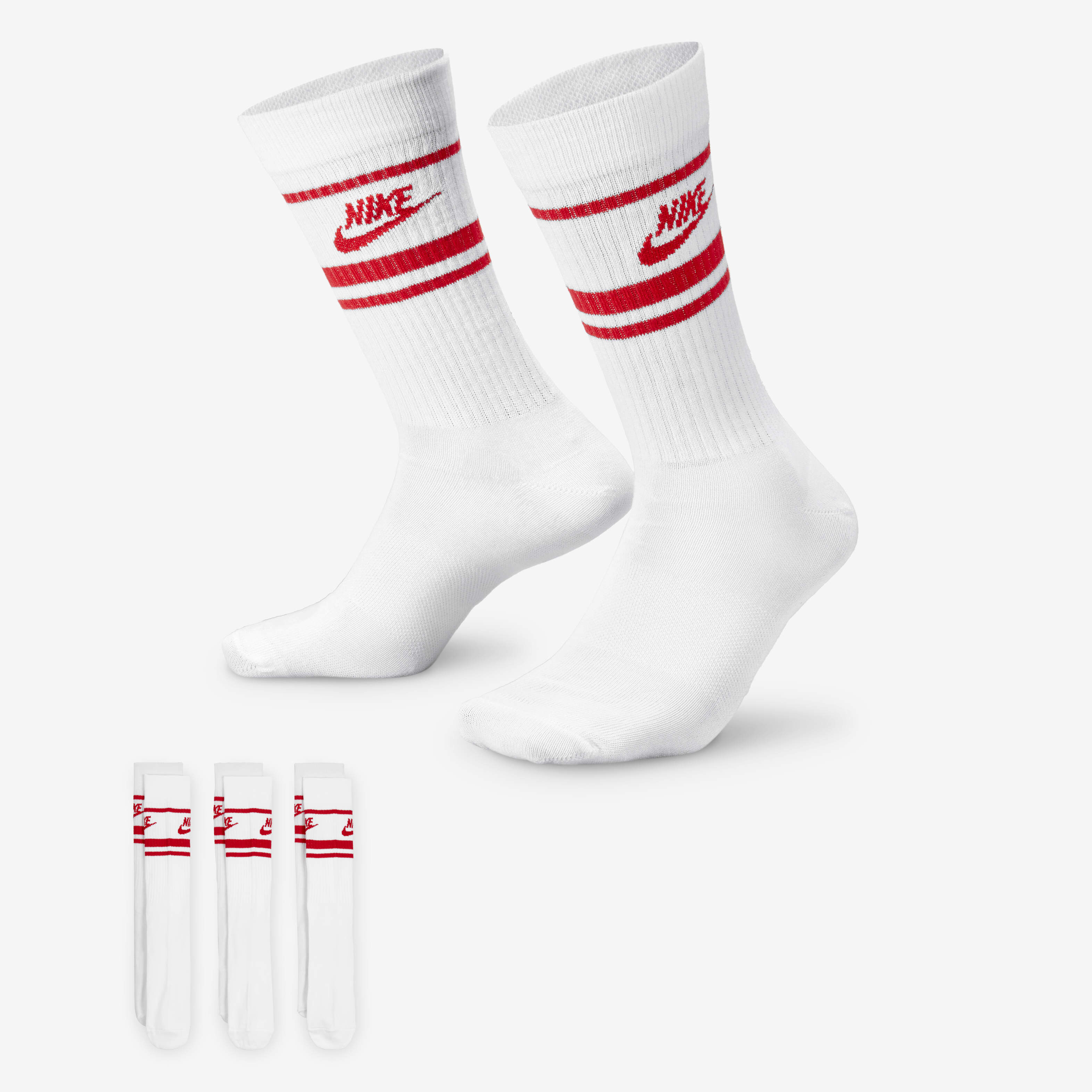 Buy Nike Sportswear Dri-FIT Everyday Essential Crew Socks (3 Pairs ...