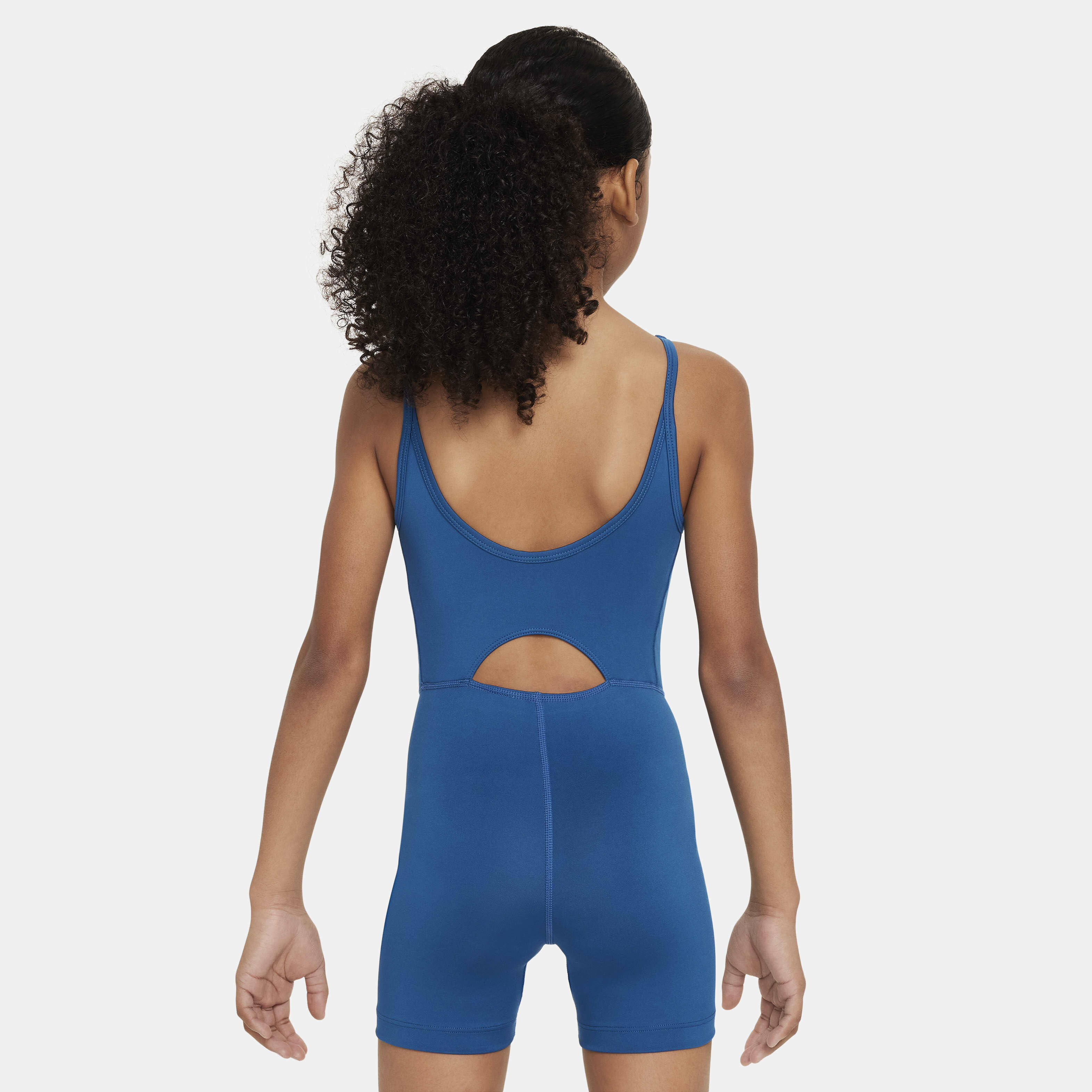 Buy Nike Dri-FIT One Older Kids' (Girls') Leotard - Court Blue | Nike ...