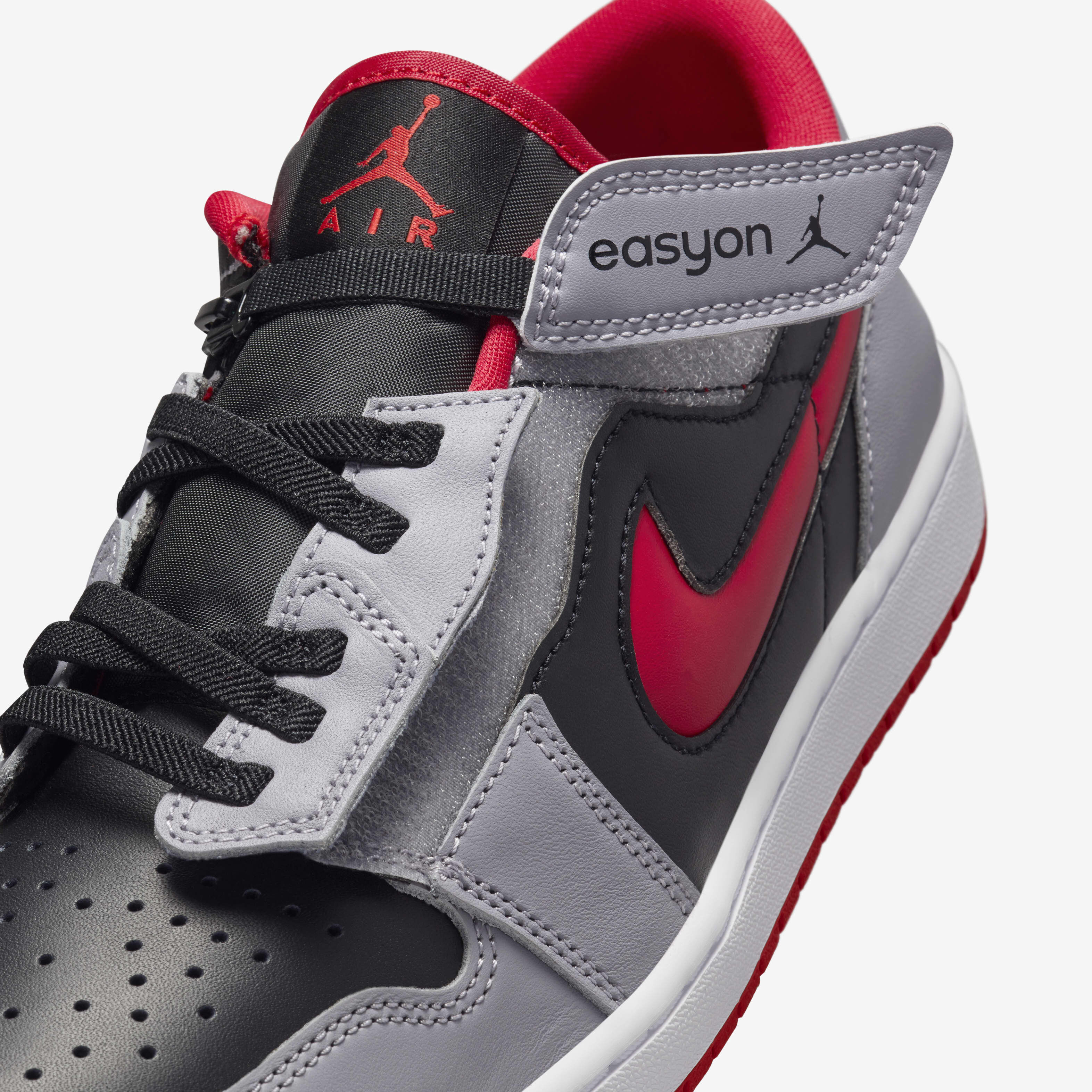Buy Air Jordan 1 Low EasyOn Men's Shoes - Black/Cement Grey/White/Fire ...