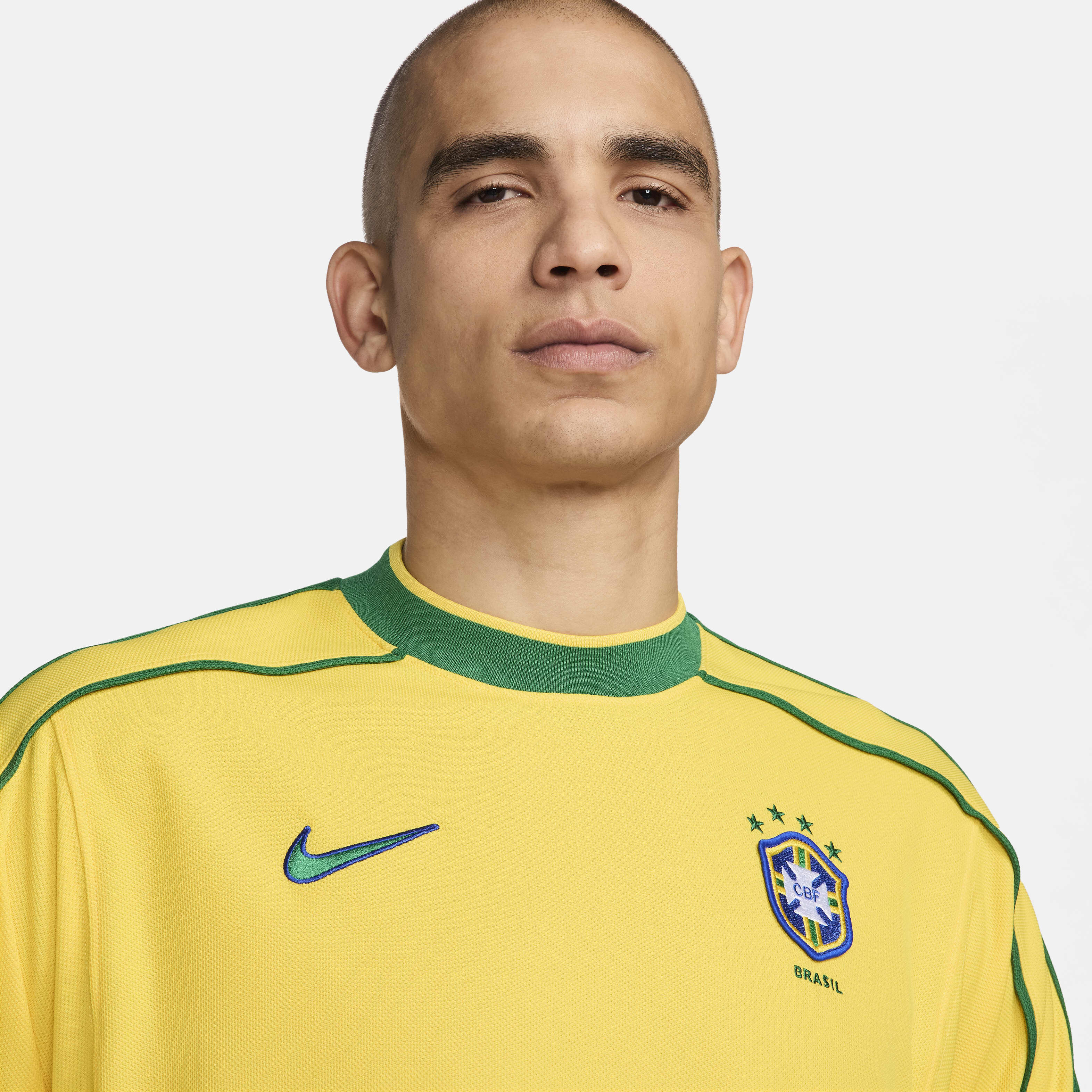 Buy Brazil 1998 Reissue Men's Nike Football Replica Shirt - Varsity ...