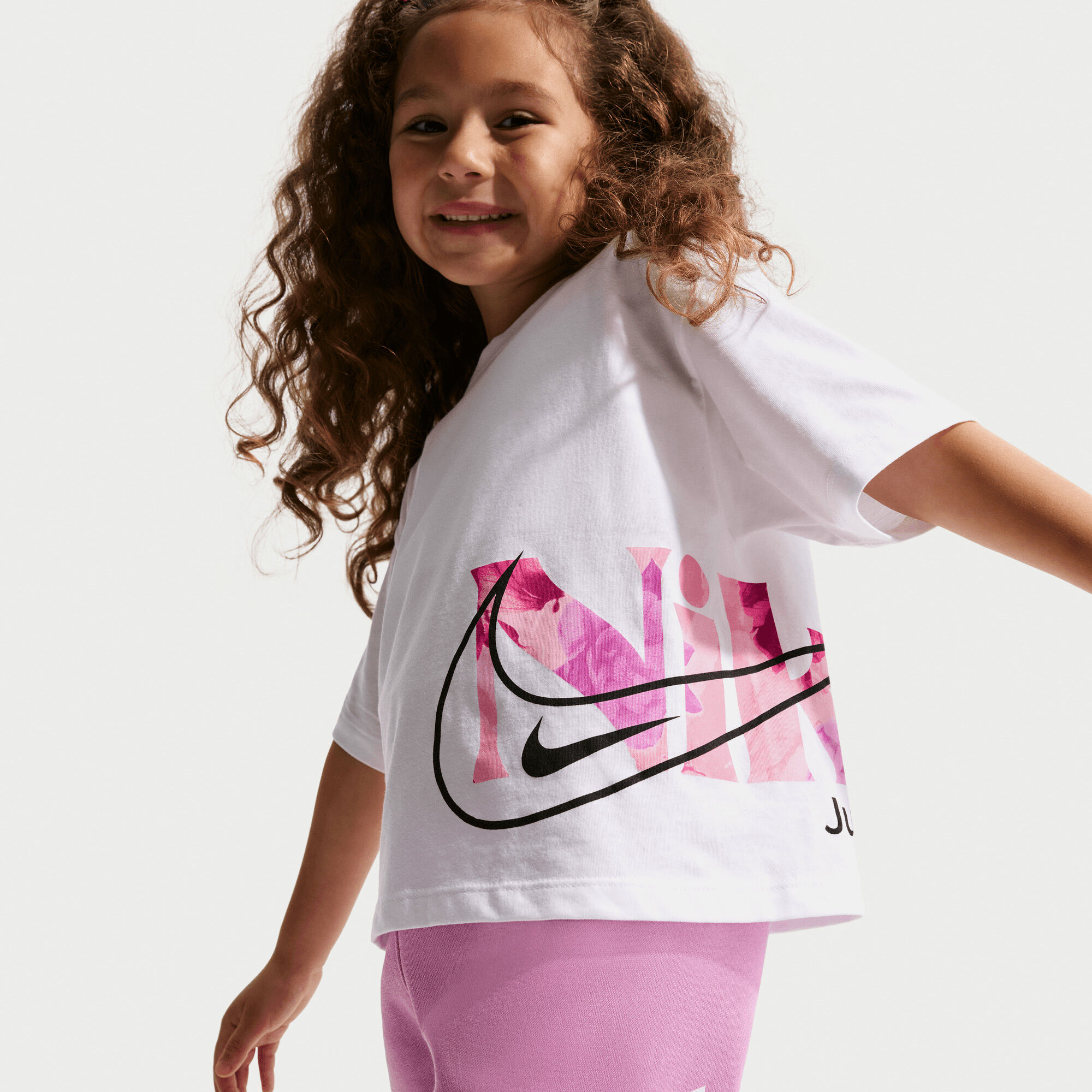 Buy Nike Move With Nature Little Kids' Boxy T-Shirt - White @ Nike UAE
