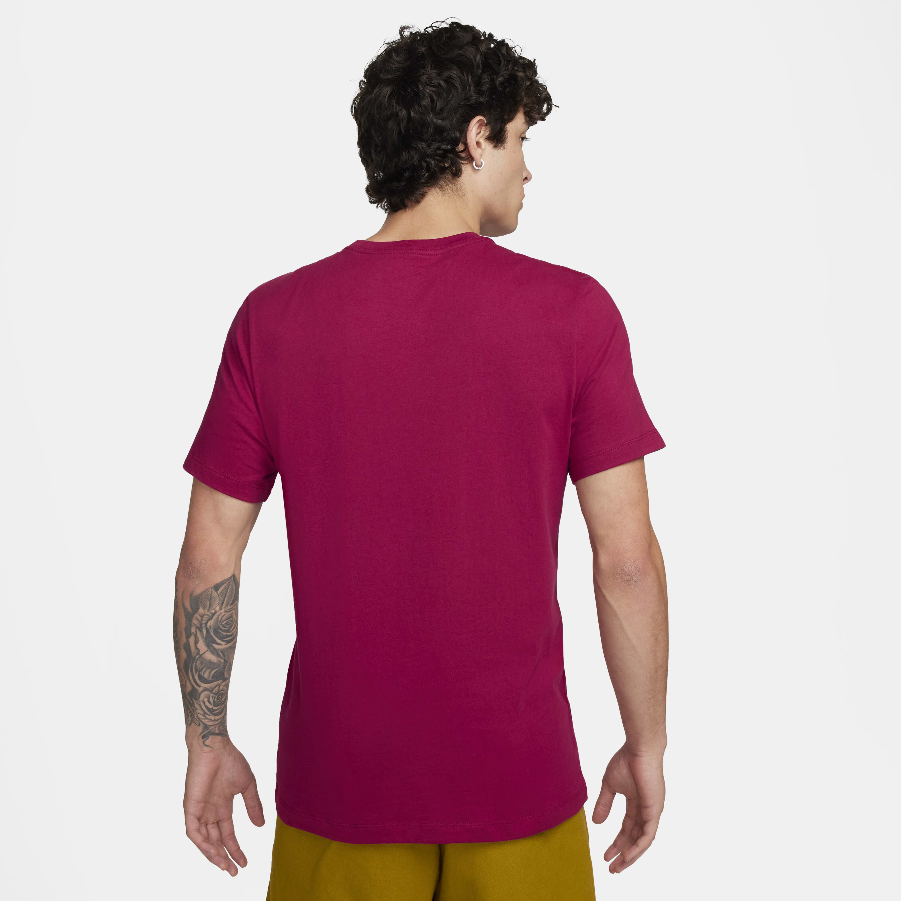 Buy FC Barcelona Crest Men's Football T-Shirt - Noble Red/Club Gold ...