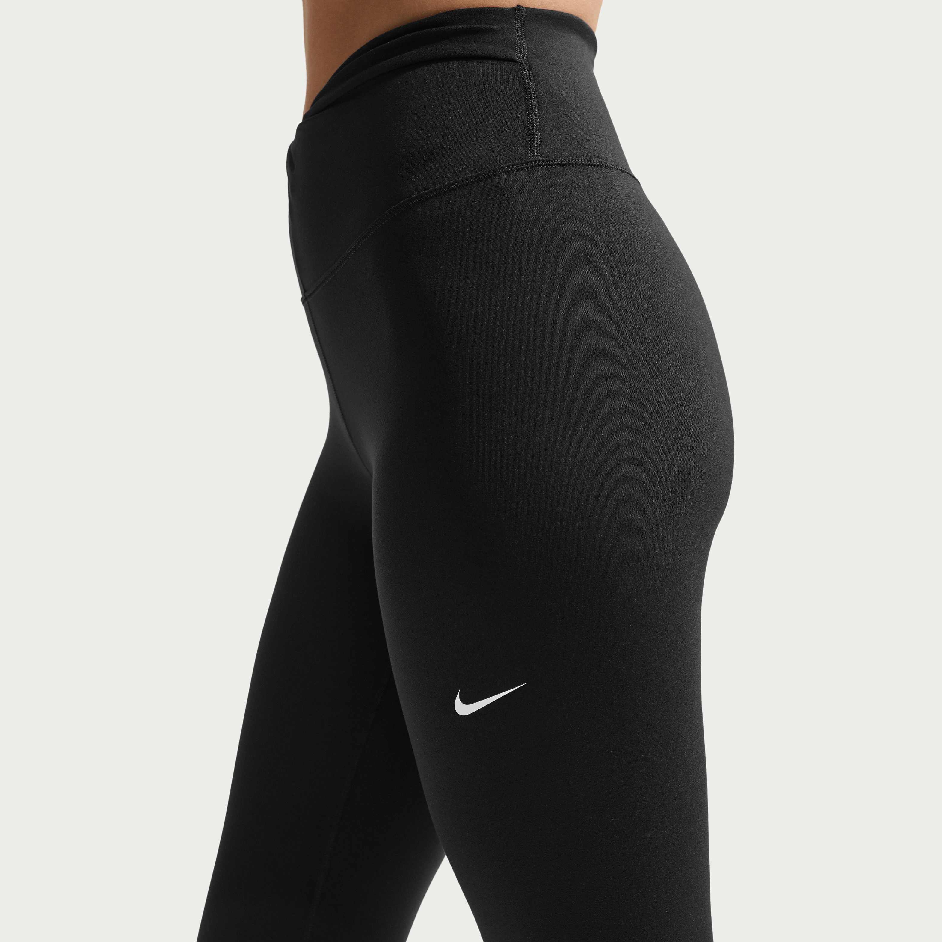 Buy Nike One Women's High-Waisted 7/8 Leggings - Black/White @ Nike UAE