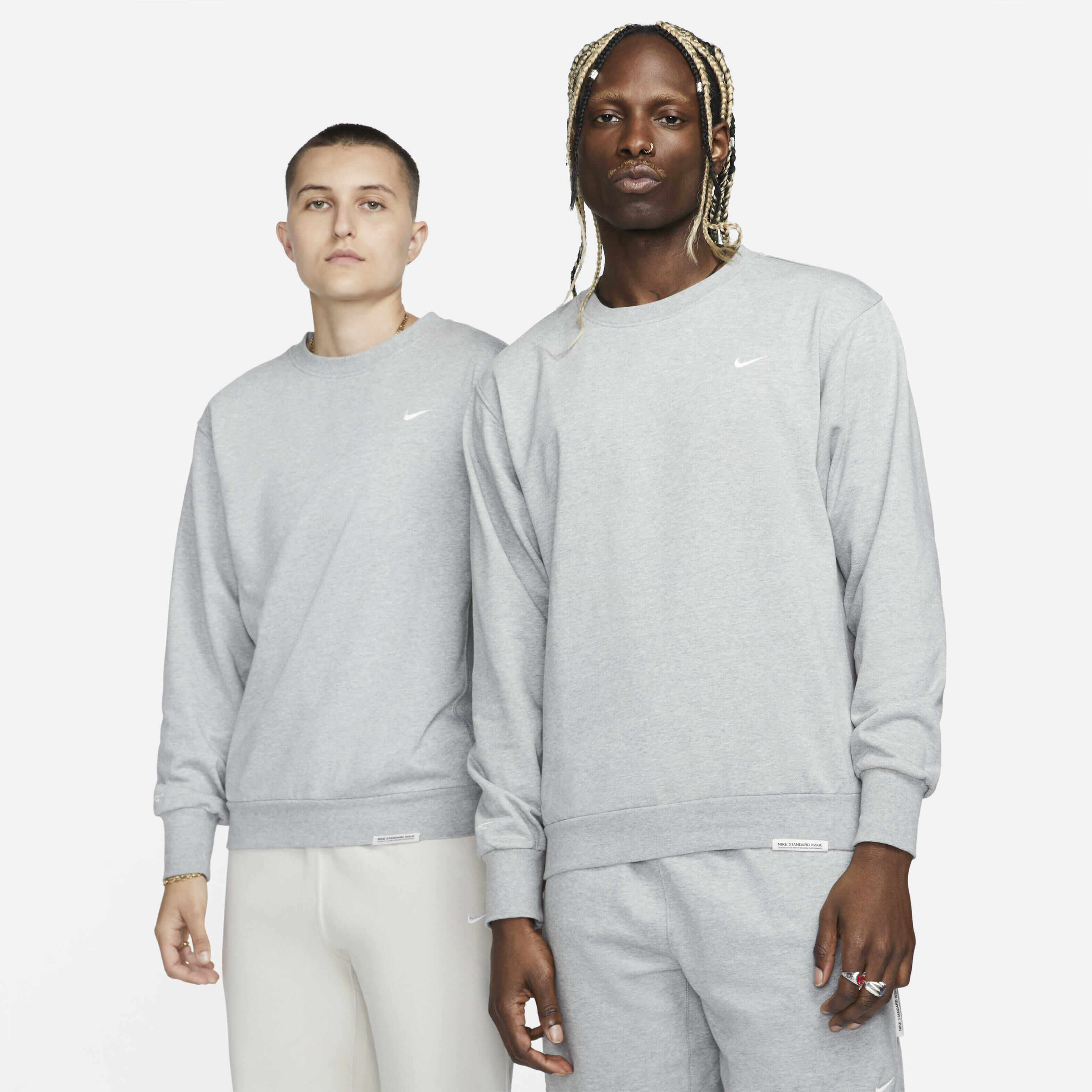 Buy Nike Standard Issue Men's Dri-FIT Crew Basketball Top - Dark Grey ...