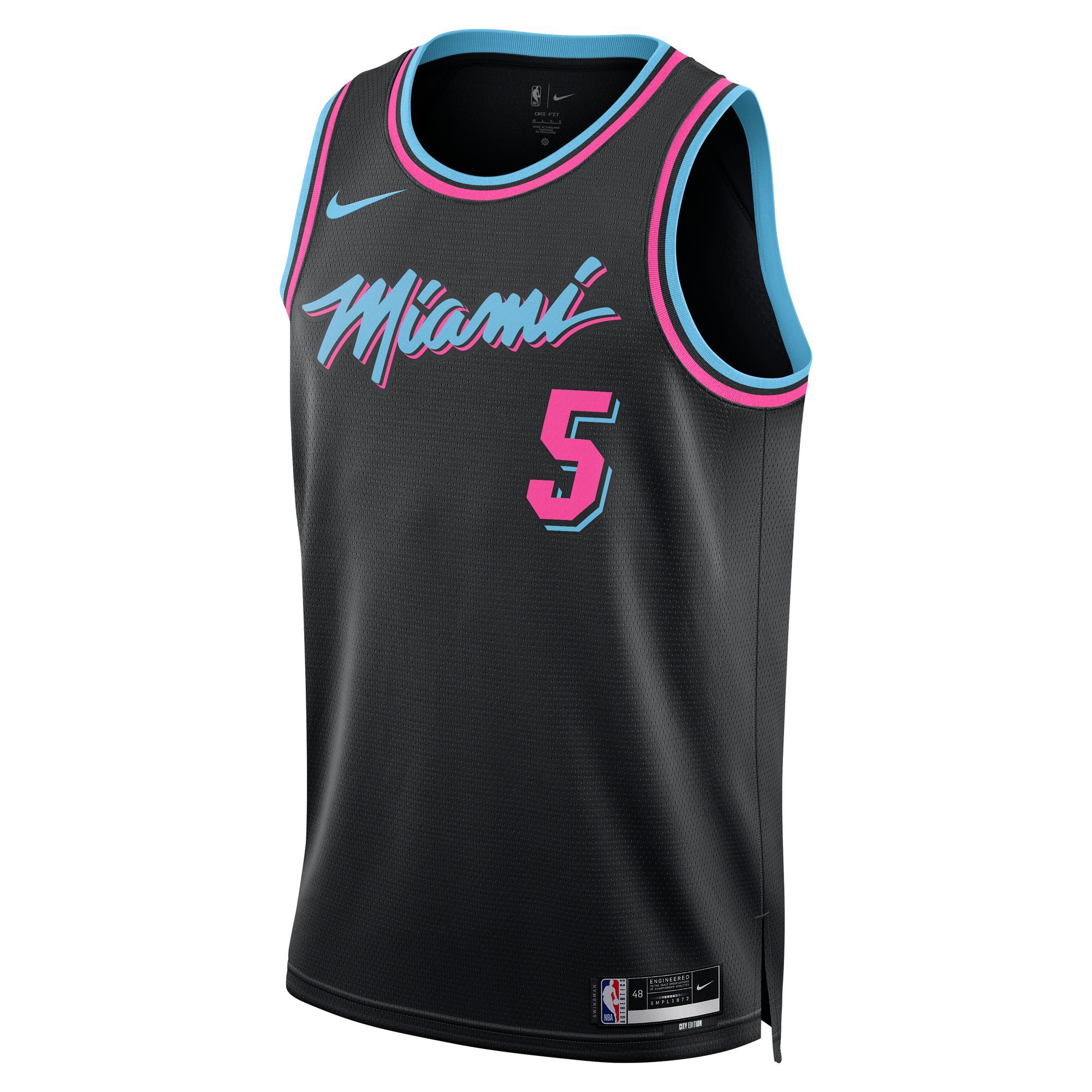 Buy Nikola Jokić Miami Heat City Edition Men's Nike NBA Swingman Jersey ...