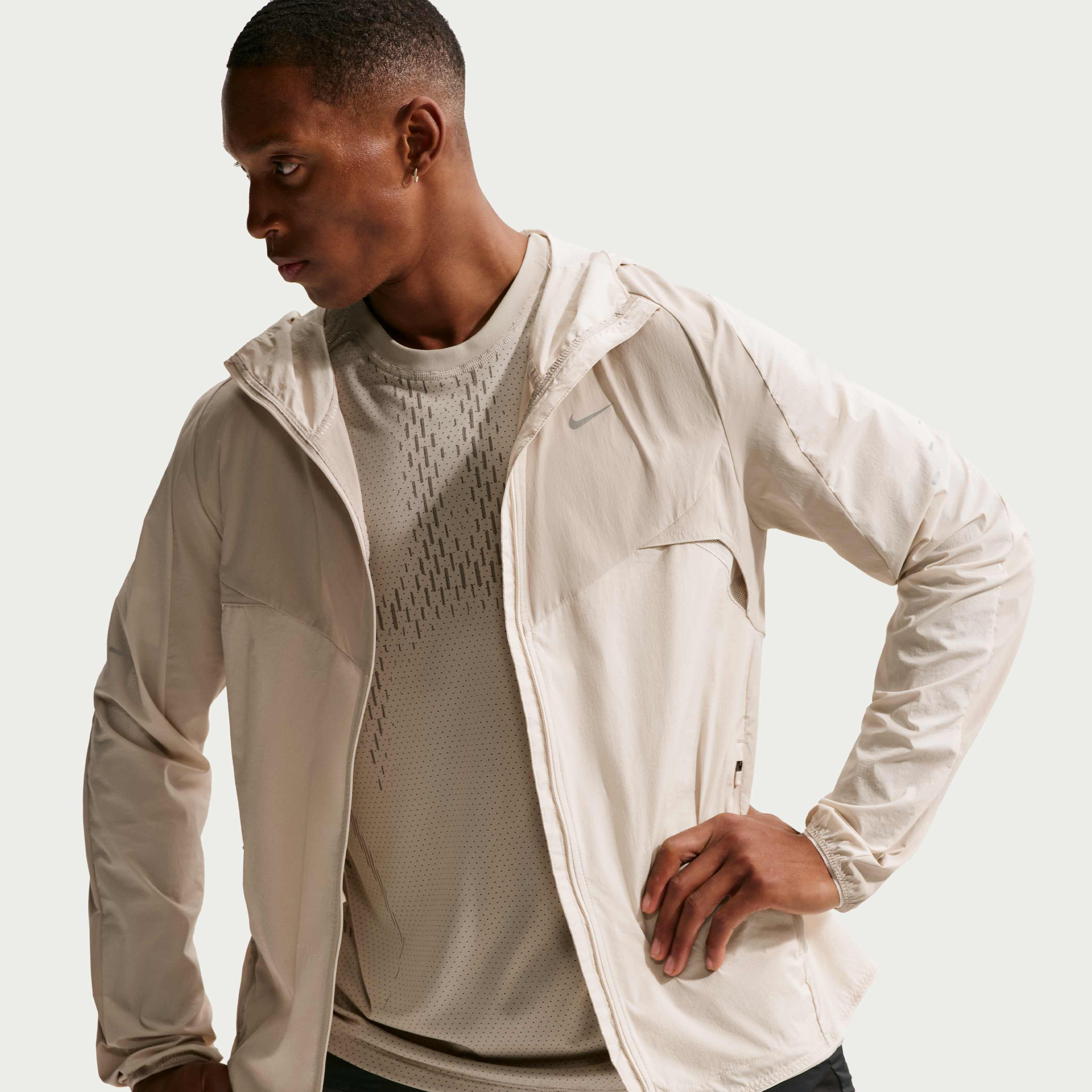 Buy Nike Stride Men's Repel Running Jacket - Cream II/Birch/Natural ...
