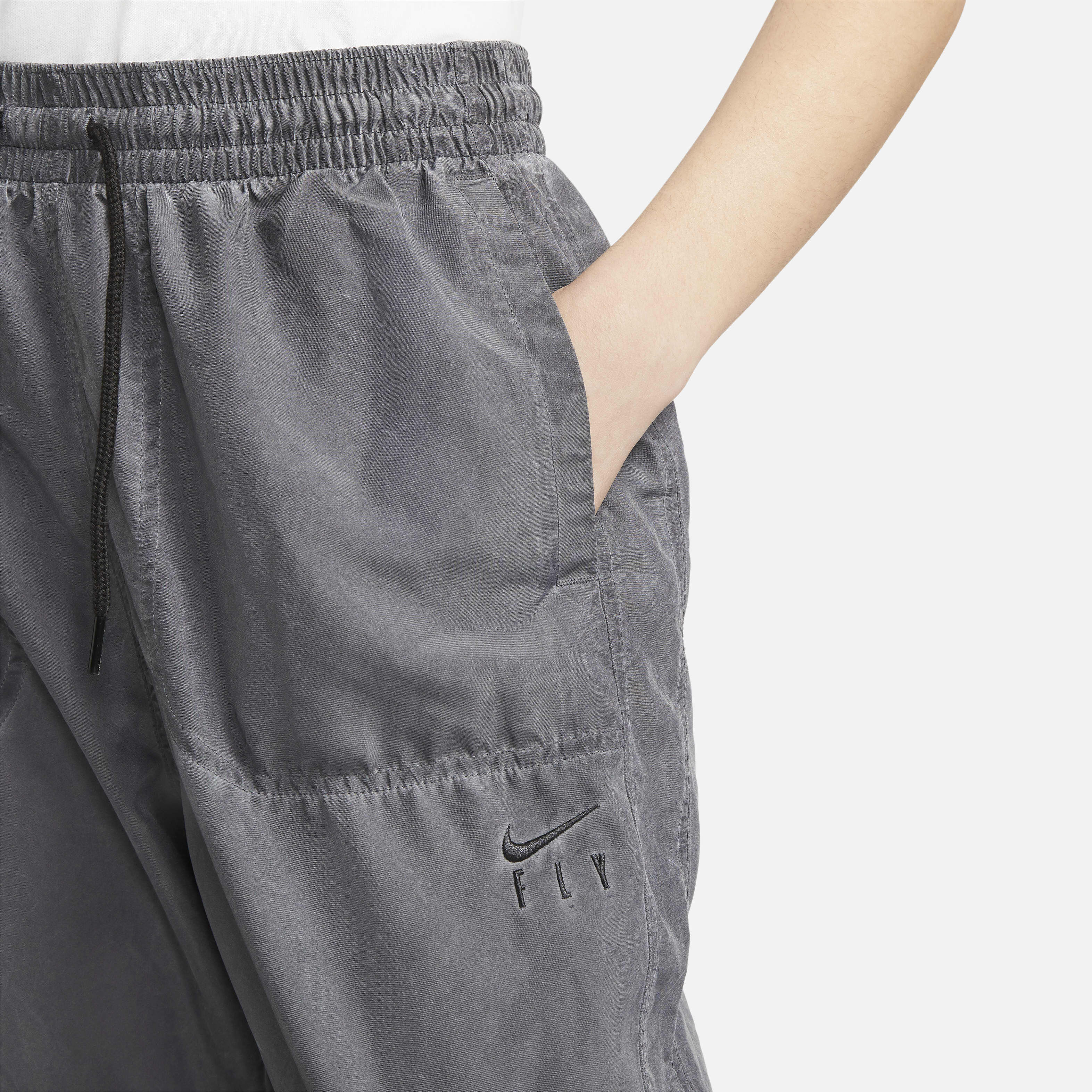 Buy Nike Dri-FIT Retro Fly Women's Trousers - Black/Anthracite @ Nike UAE