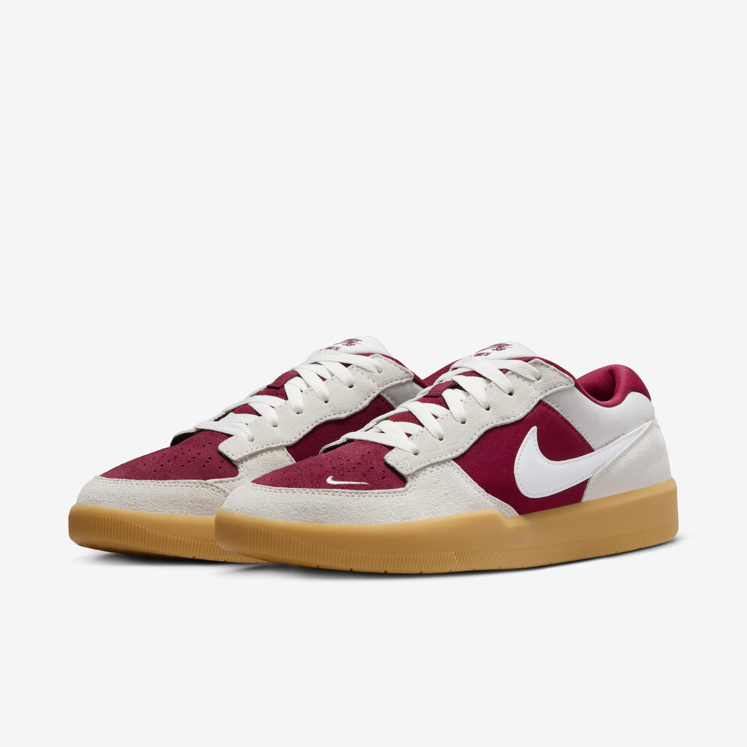 Buy Nike SB Force 58 Skate Shoes - Team Red/Summit White/Gum Light ...