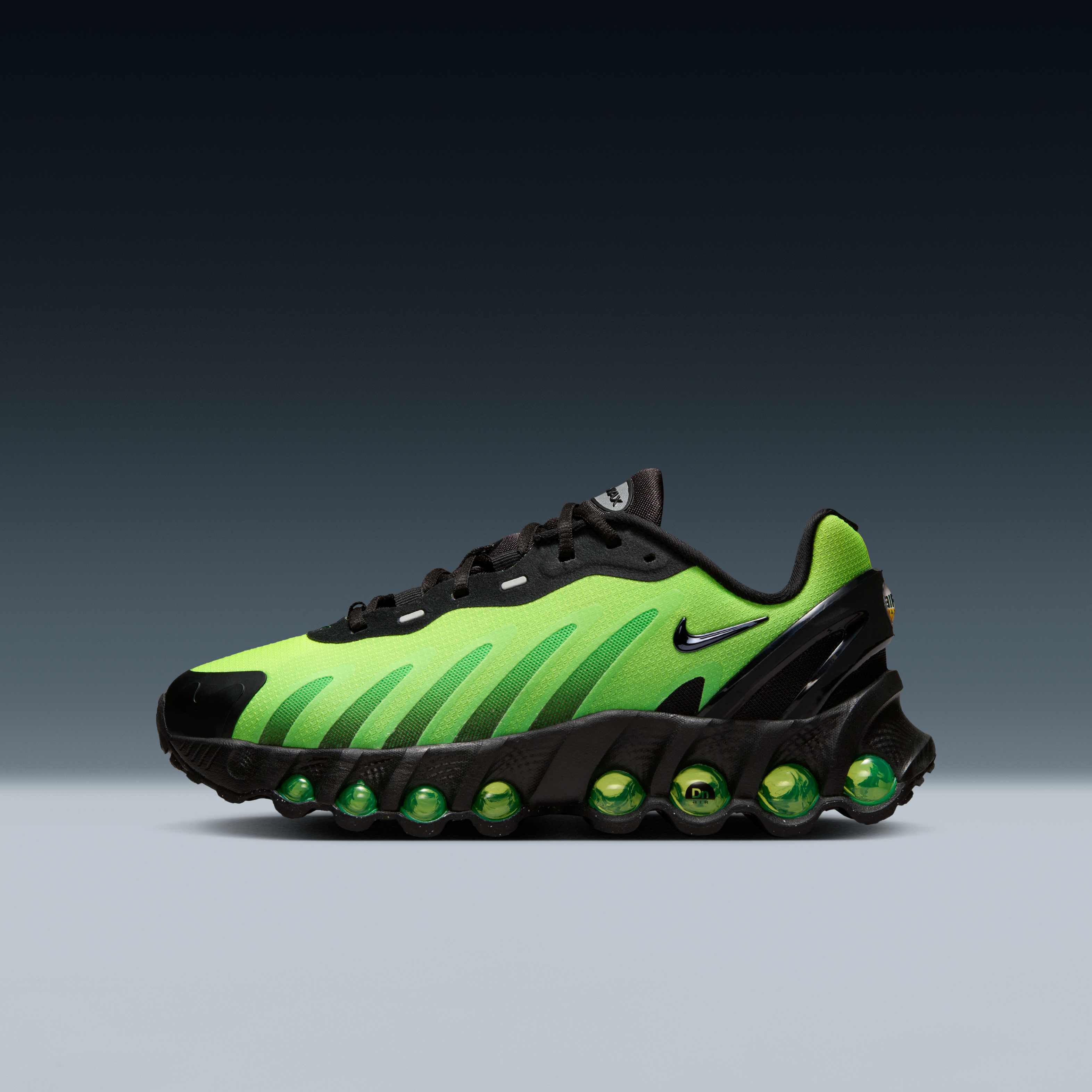 Buy Nike Air Max Dn8 Older Kids' Shoes - Black/Green Strike/Volt/Black ...