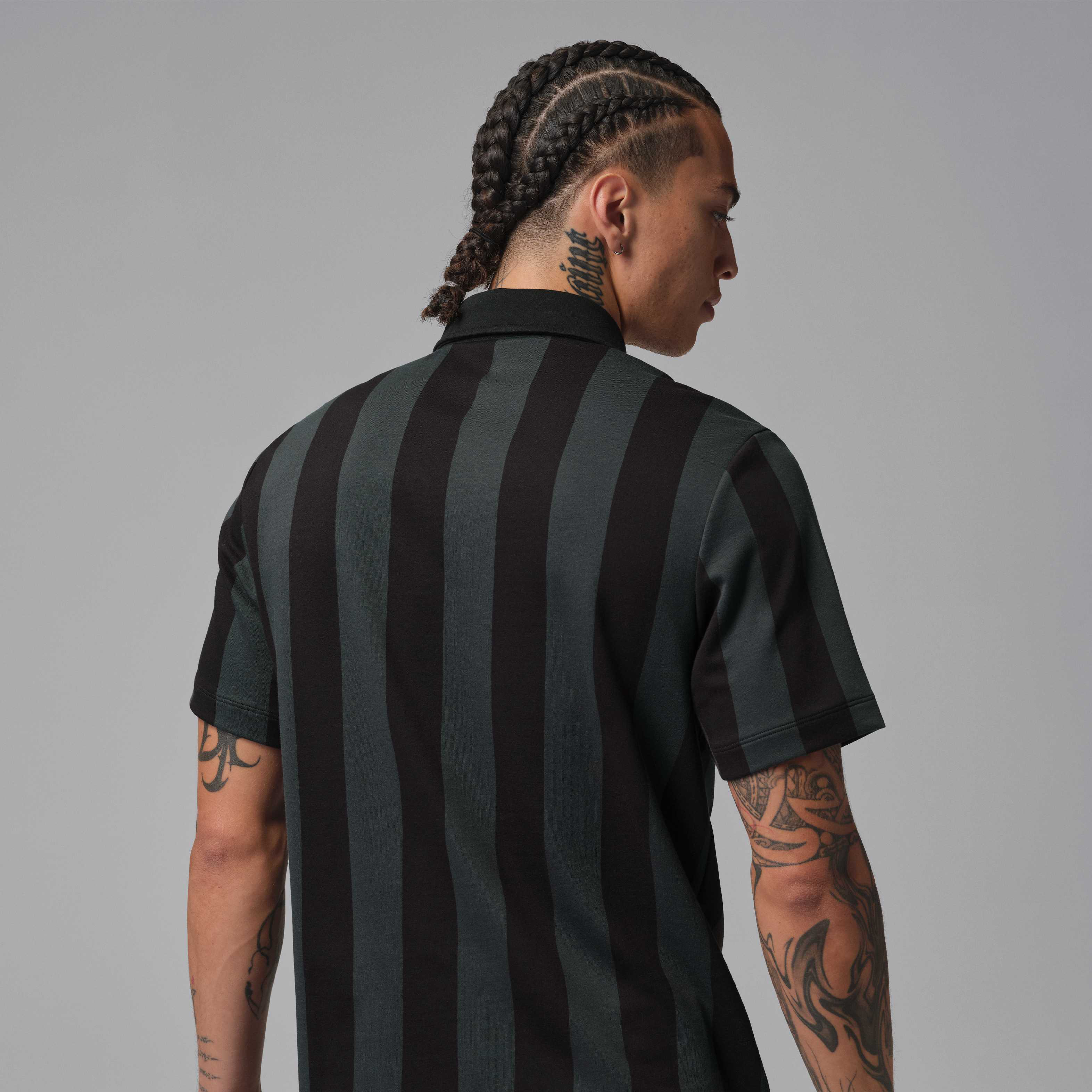 Buy Jordan Sport Men's Dri-FIT Printed Golf Polo - Black/Off-Noir/Off ...