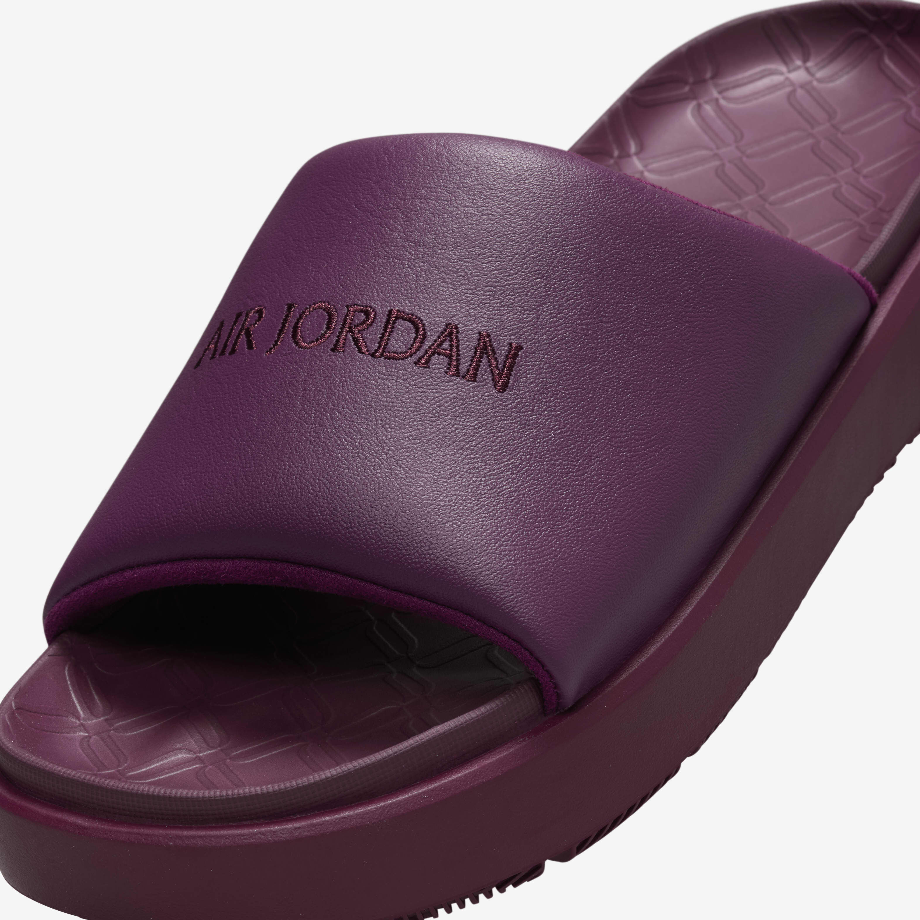 Buy Jordan Sophia Women s Slides Bordeaux Fire Pink Burgundy Crush Nike UAE Official