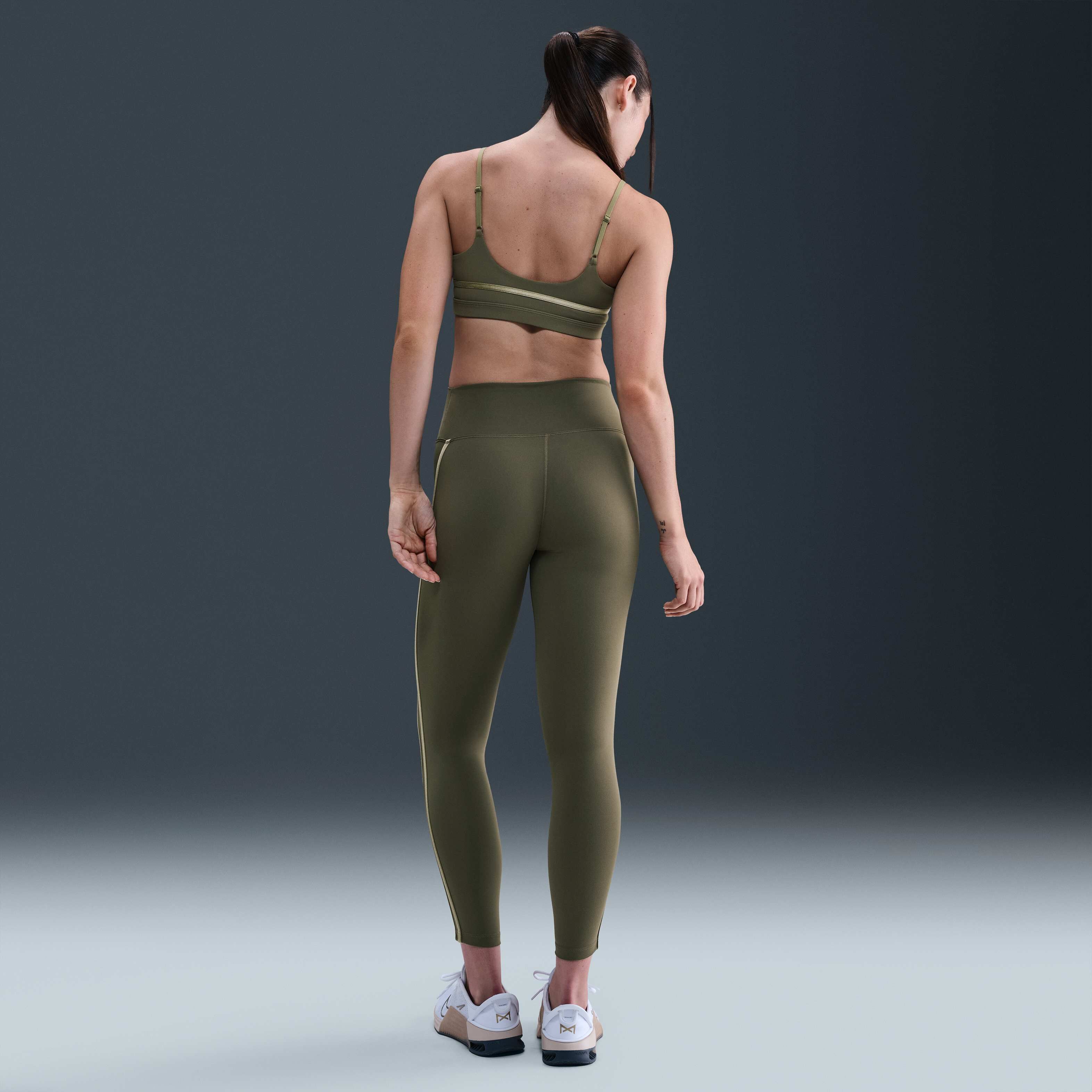 Buy Nike One Women's Light-Support Padded Sports Bra - Medium Olive ...