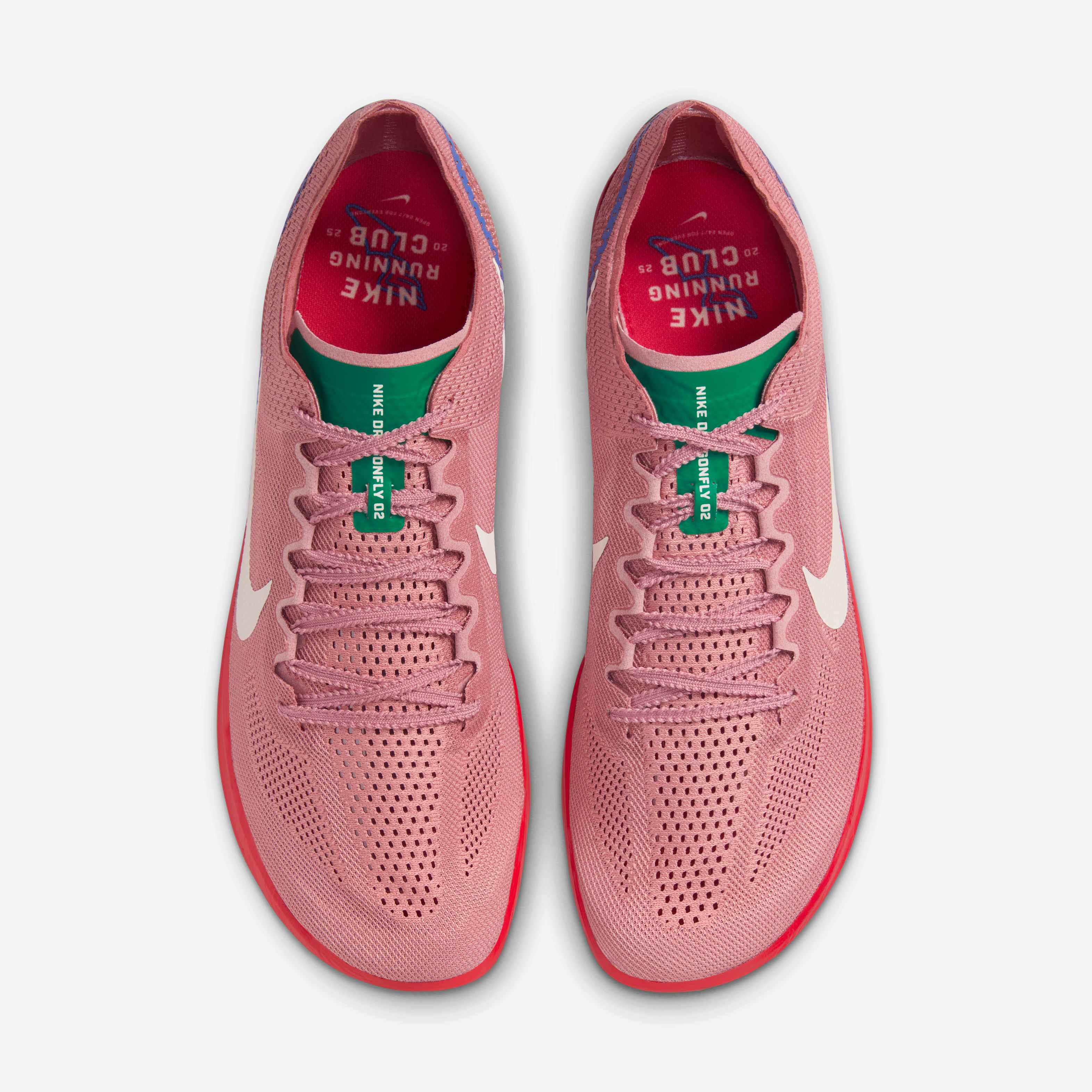 Buy Nike Dragonfly 2 Athletics Distance Spikes - Red Stardust/Red Sepia ...