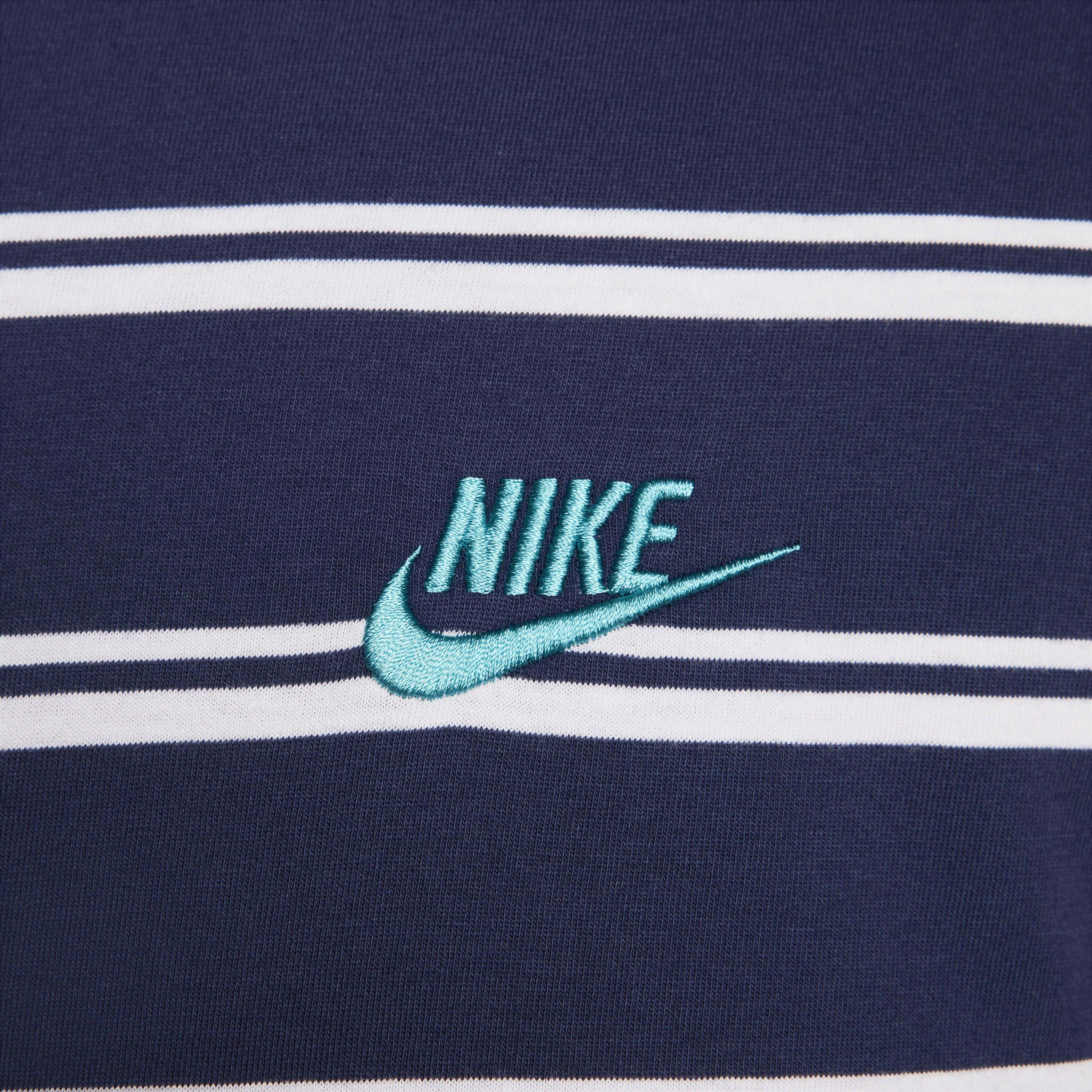 Buy Nike Sportswear Men's Striped T-Shirt - Midnight Navy | Nike UAE ...