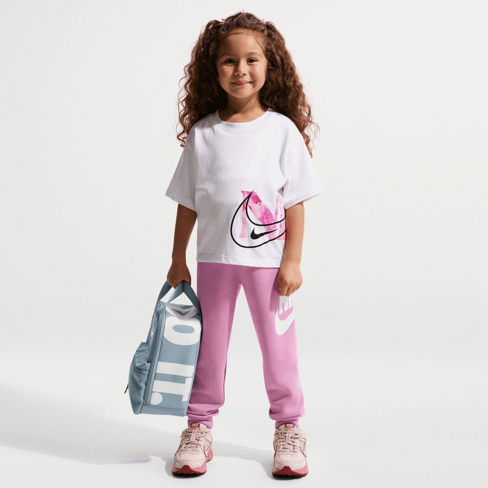 Buy Nike Move With Nature Little Kids' Boxy T-Shirt - White @ Nike UAE