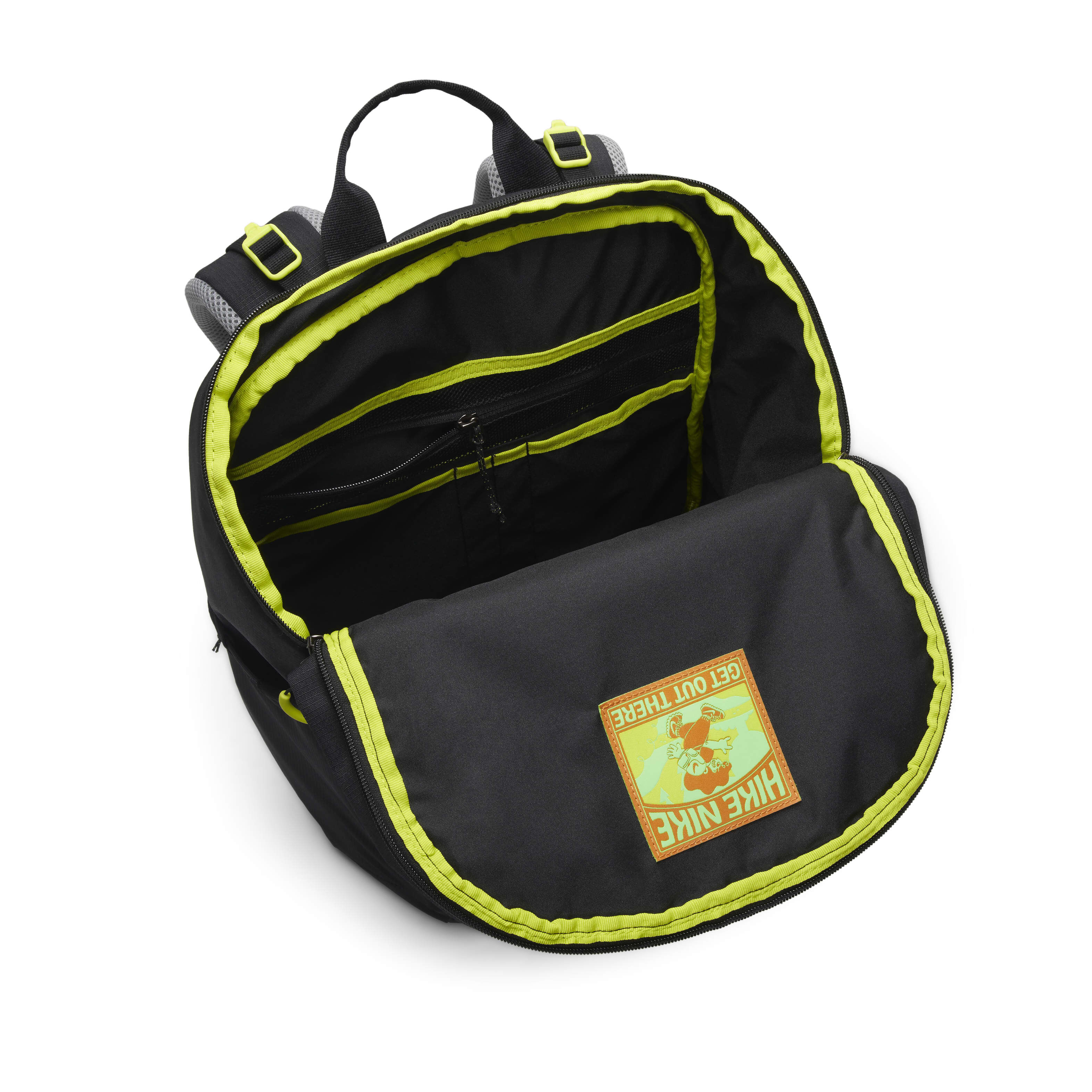 Buy Nike Hike Backpack (27L) - Black/Particle Grey/Atomic Green | Nike ...