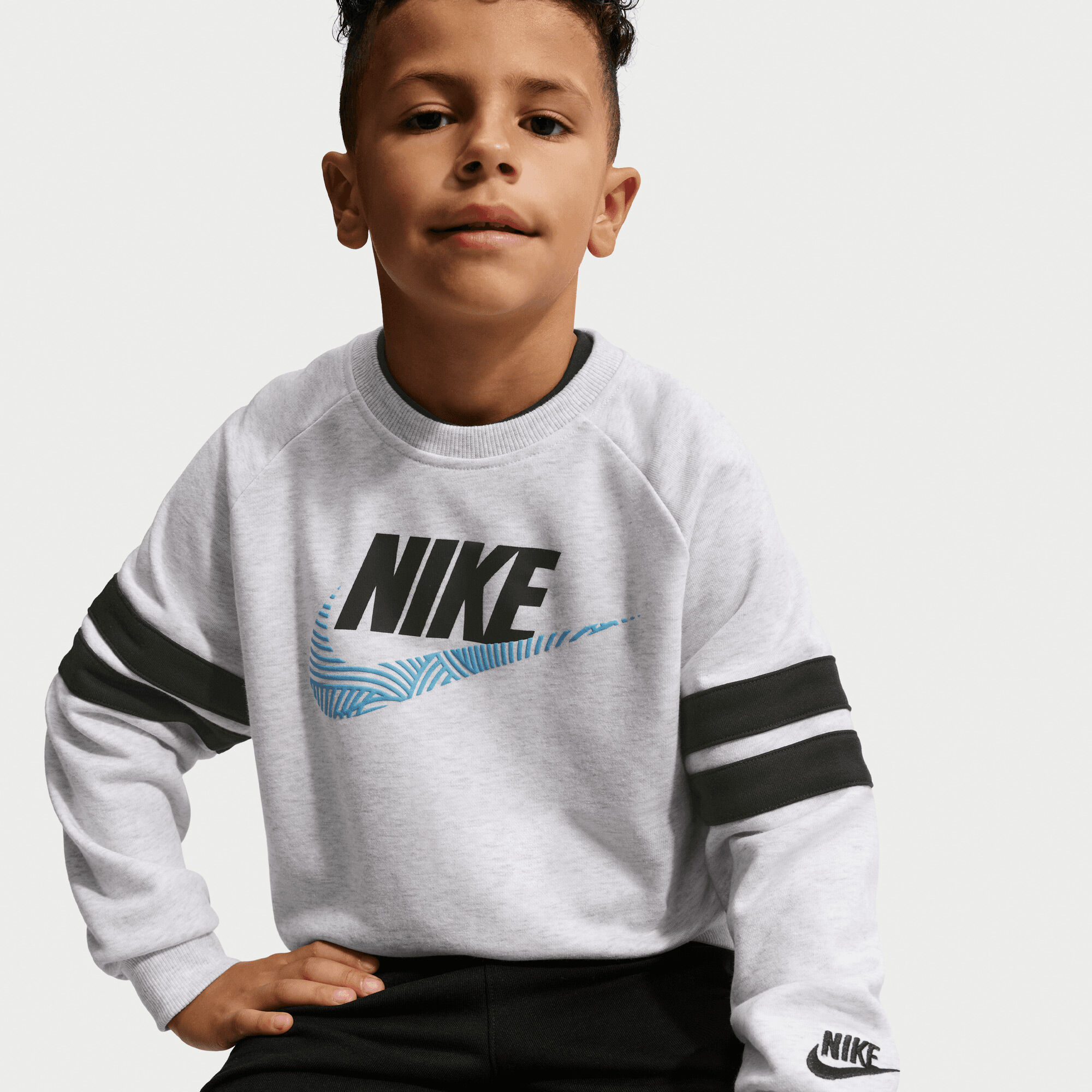 Buy Nike Sportswear In The Zone Little Kids' French Terry Oversized ...