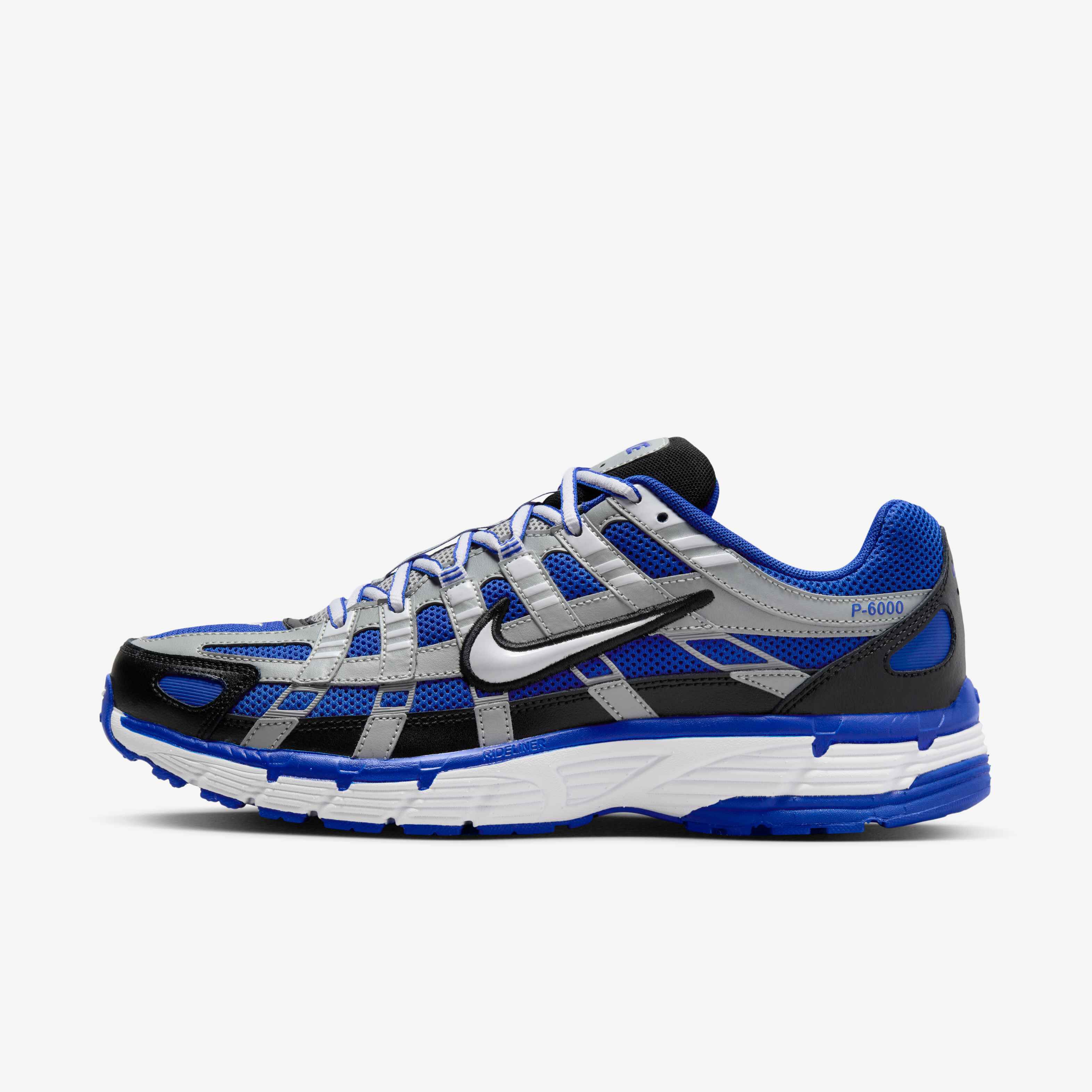 Buy Nike P-6000 Shoes - Racer Blue/Black/Flat Silver/White @ Nike UAE
