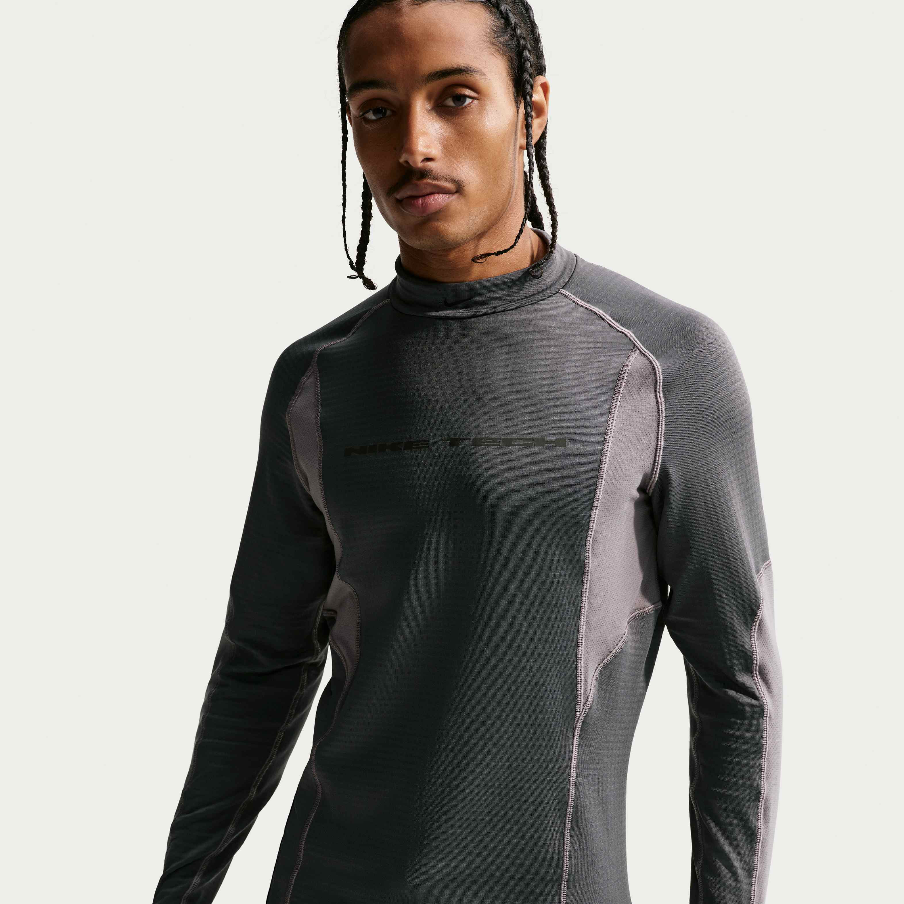 Buy Nike Tech Men's Base Layer Long-Sleeve Top - Iron Grey/Pencil Point ...