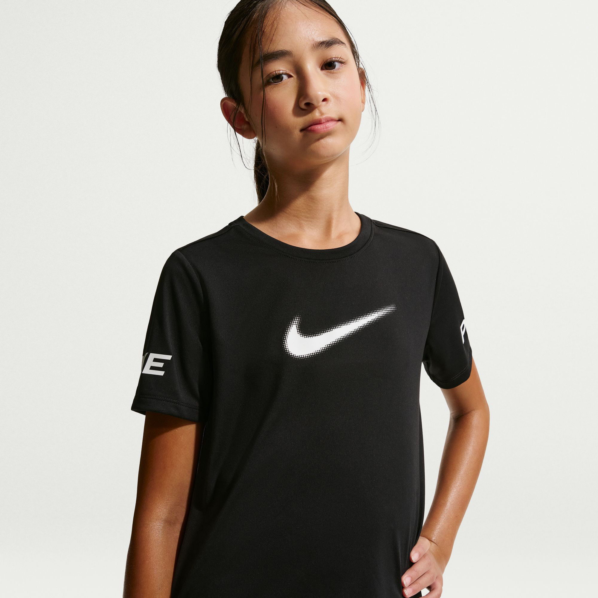 Buy Nike Pro Older Kids' (Girls') Dri-FIT Short-Sleeve Training Top ...