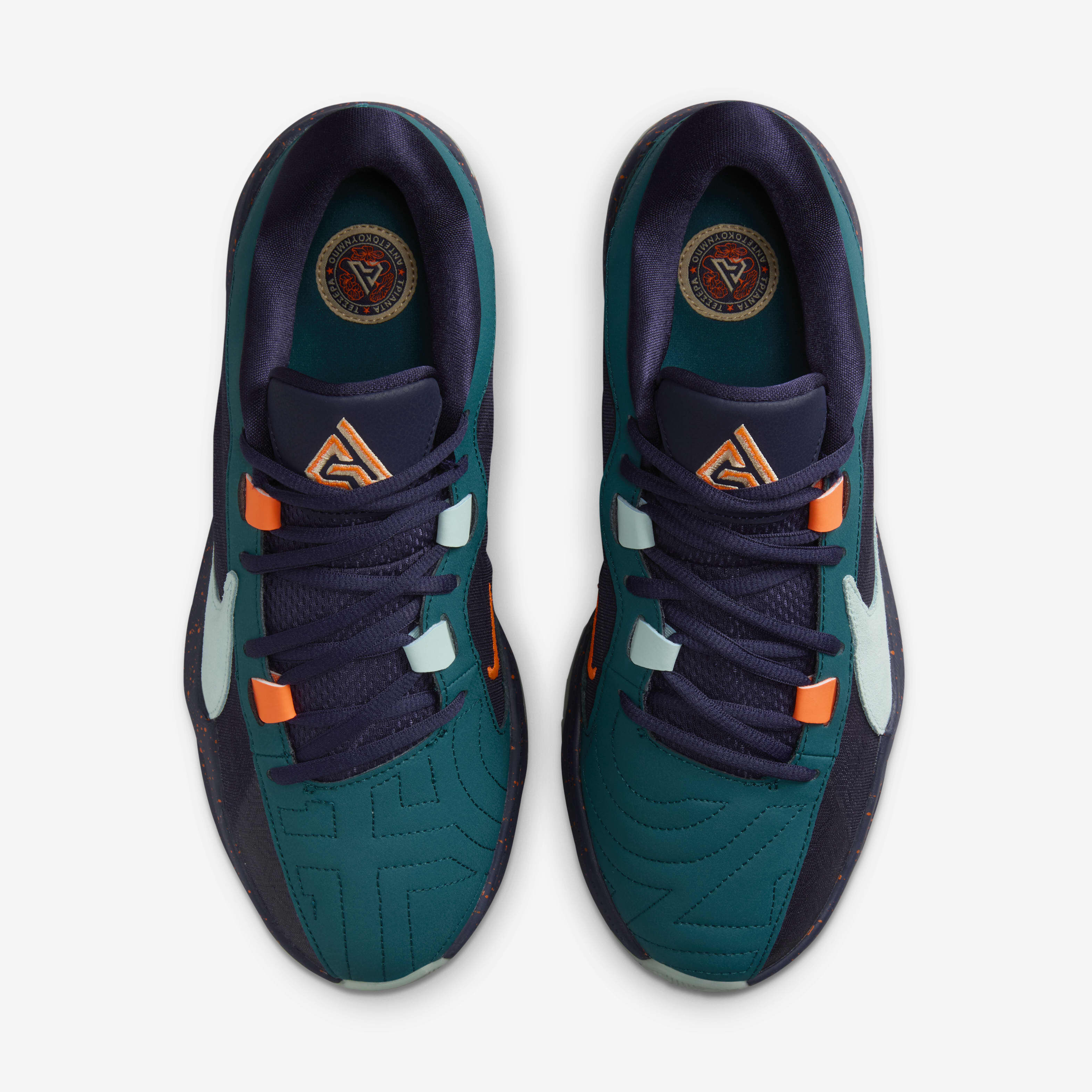 Buy Giannis Freak 5 Basketball Shoes - Geode Teal/Purple Ink/Total ...