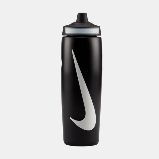 Buy Nike Refuel Water Bottle (24 oz) - Black/Black/White @ Nike UAE