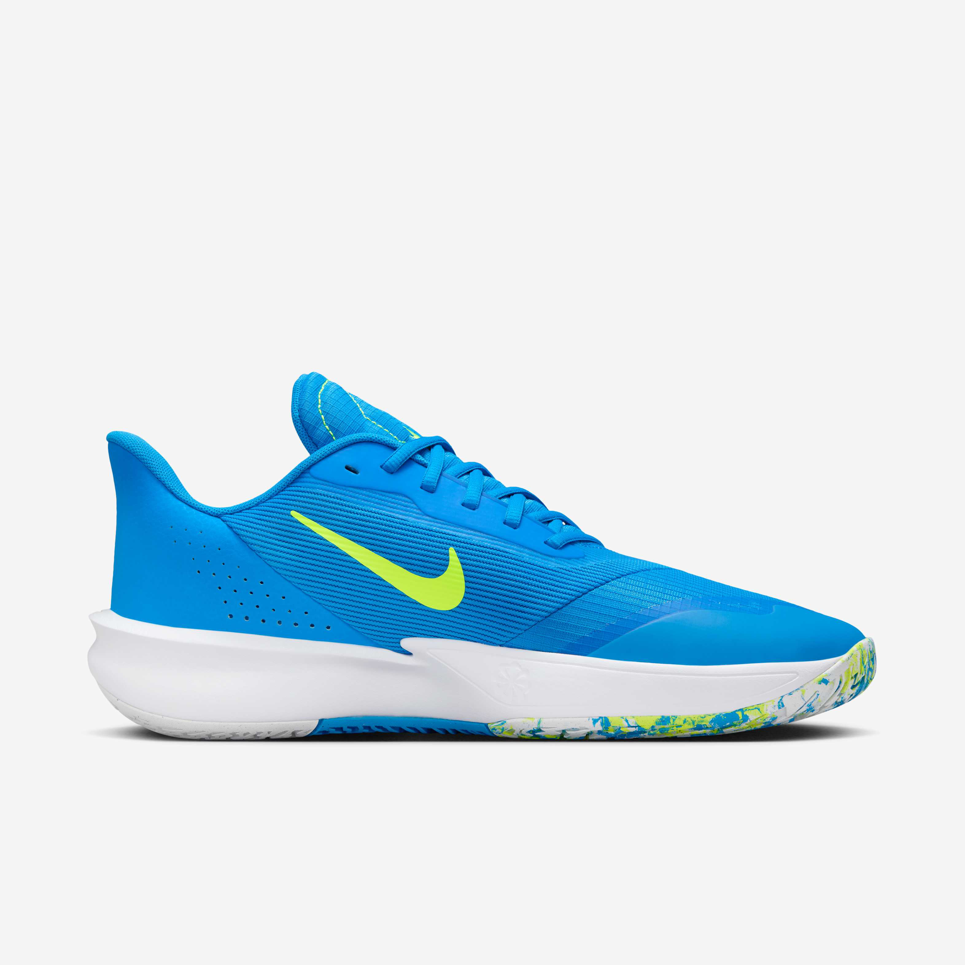 Buy Nike Precision 7 Men's Basketball Shoes - Photo Blue/Volt/White ...