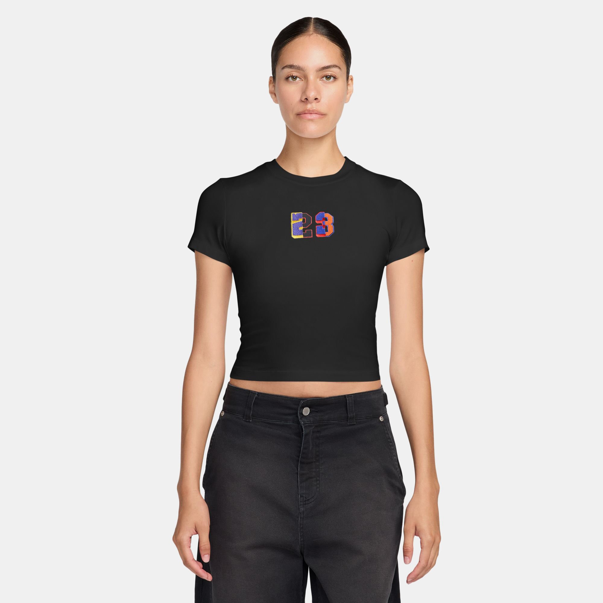 Buy Jordan Flight Women's T-Shirt - Black/White @ Nike UAE