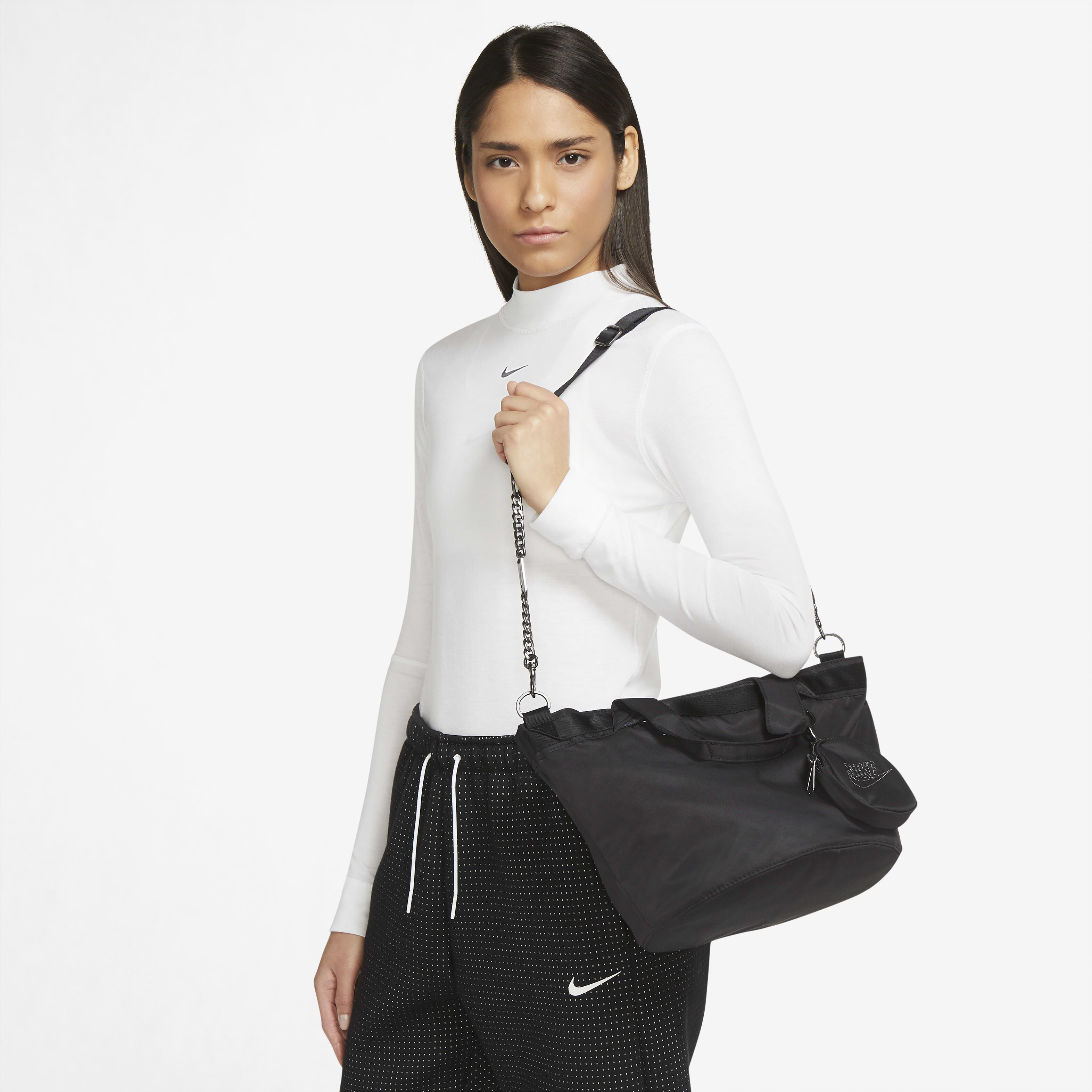 Buy Nike Sportswear Futura Luxe Women's Tote (10L) - Black/Black/Light ...