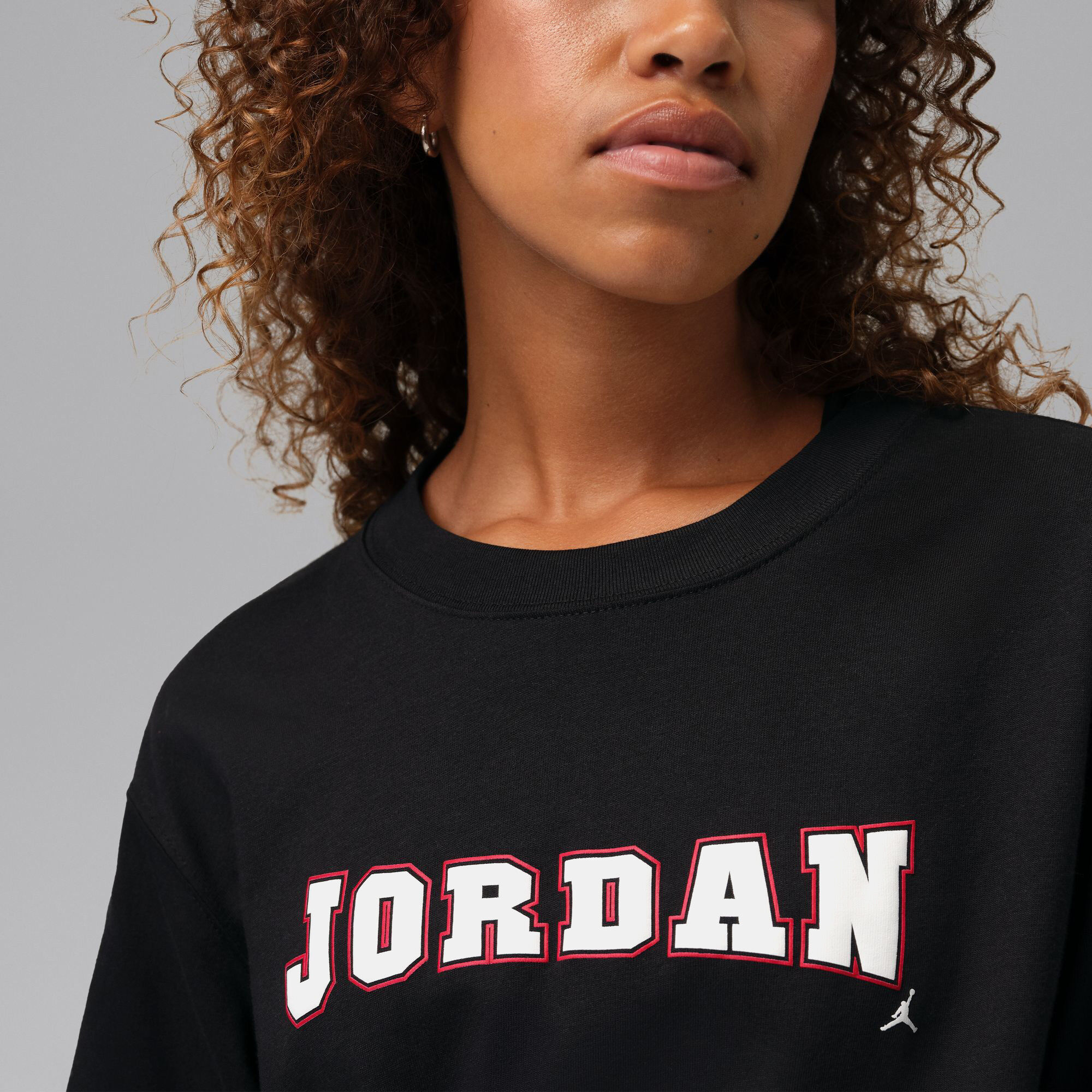 Buy Jordan Brooklyn Women's Graphic T-Shirt - Black/White @ Nike UAE