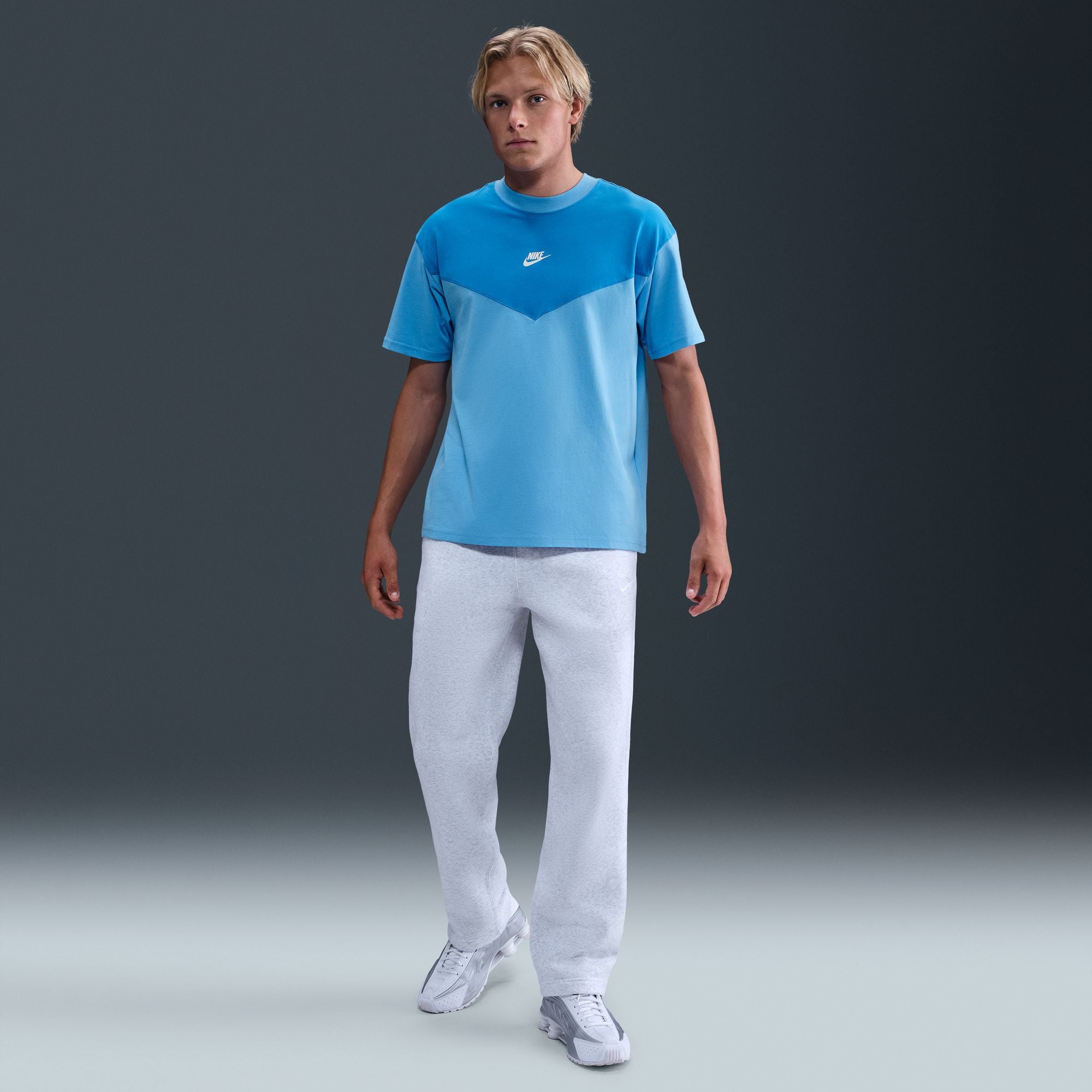 Buy Nike Sportswear Men's T-Shirt - University Blue/Light Photo Blue ...